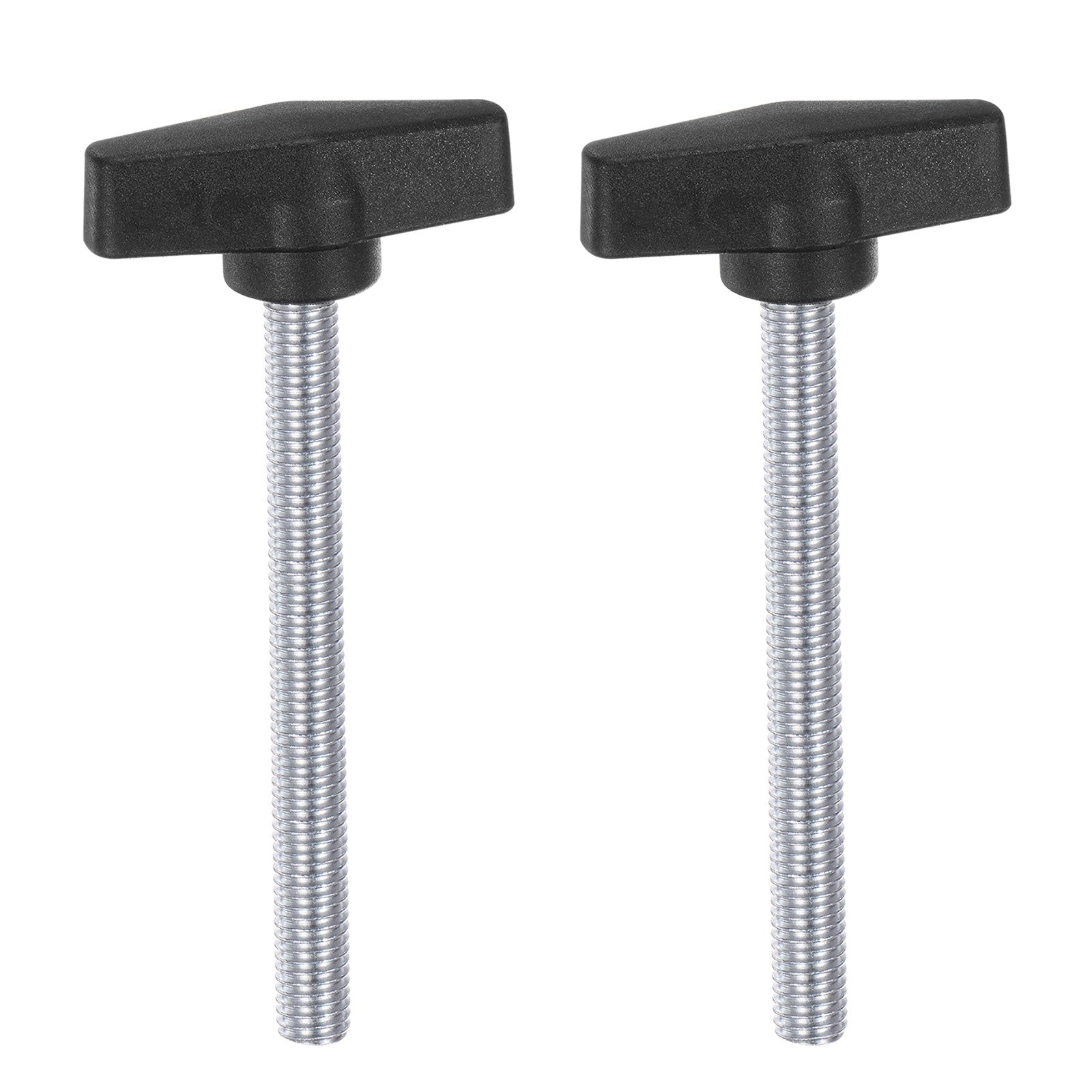 2pcs Tee Wing Knobs M10 x 80mm Metric Male Threaded Stud 55mm T Head ...