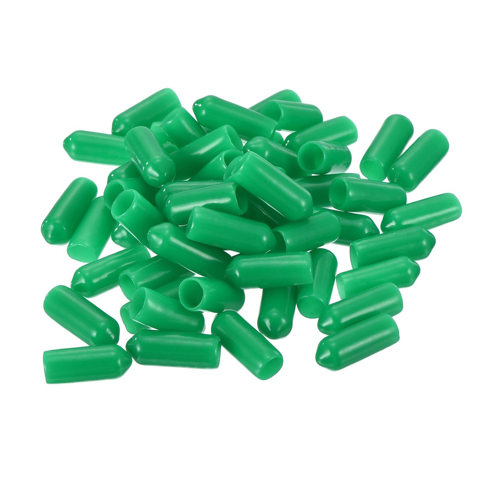 Uxcell 50pcs Rubber End Caps 6.5mm ID Vinyl Cap Cover Screw Protectors ...