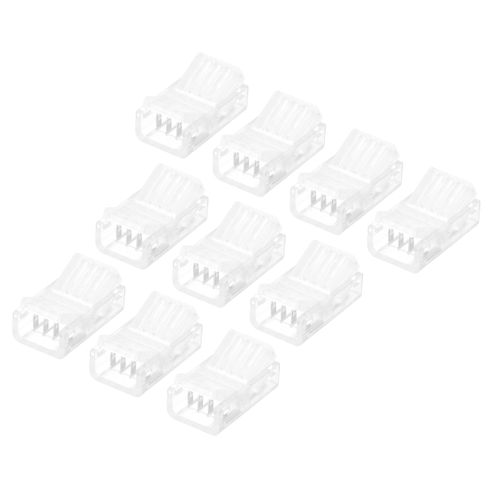 LED Strip Connector 4 Pin, 10mm LED Connectors for Strip Lights, RGB ...