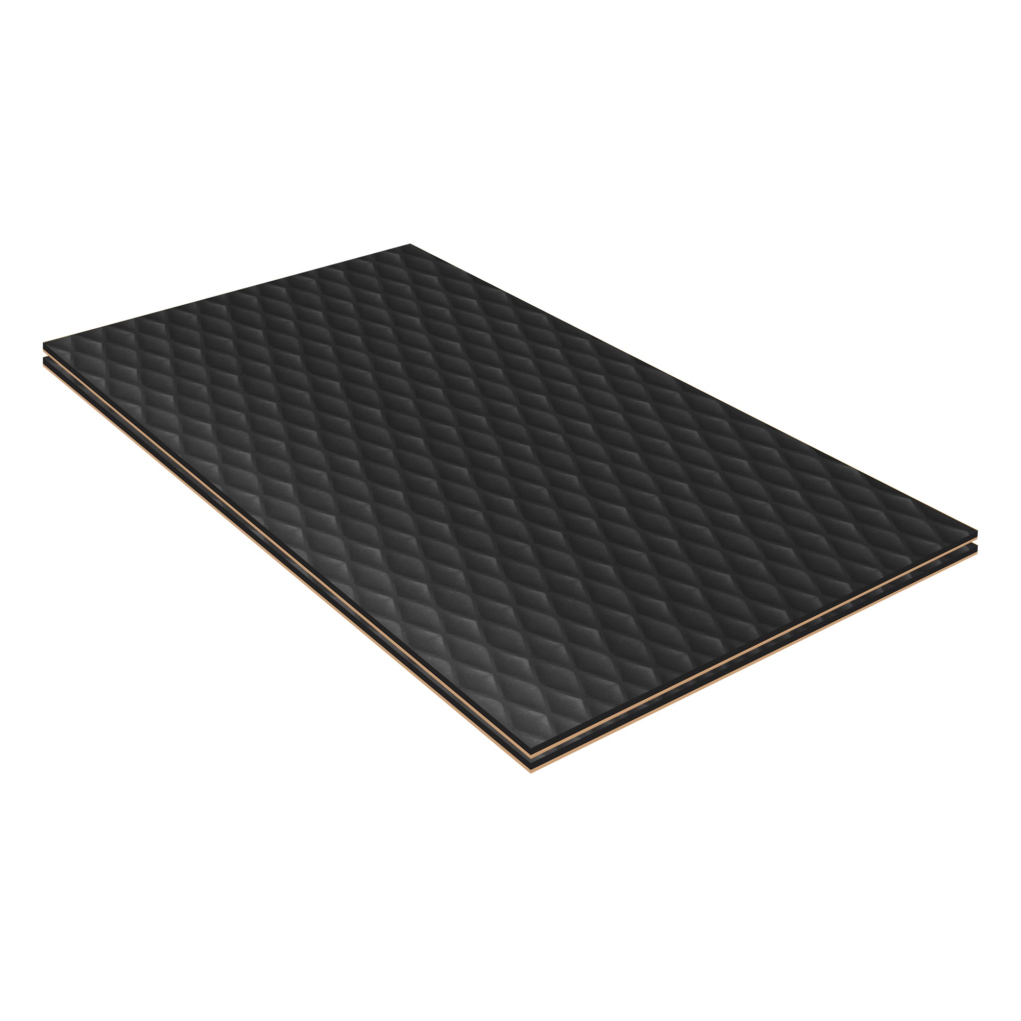 2 Pcs 74.8mil 1.9mm 1.29sqft Car Sound Deadening Mat Butyl Rubber Heat ...