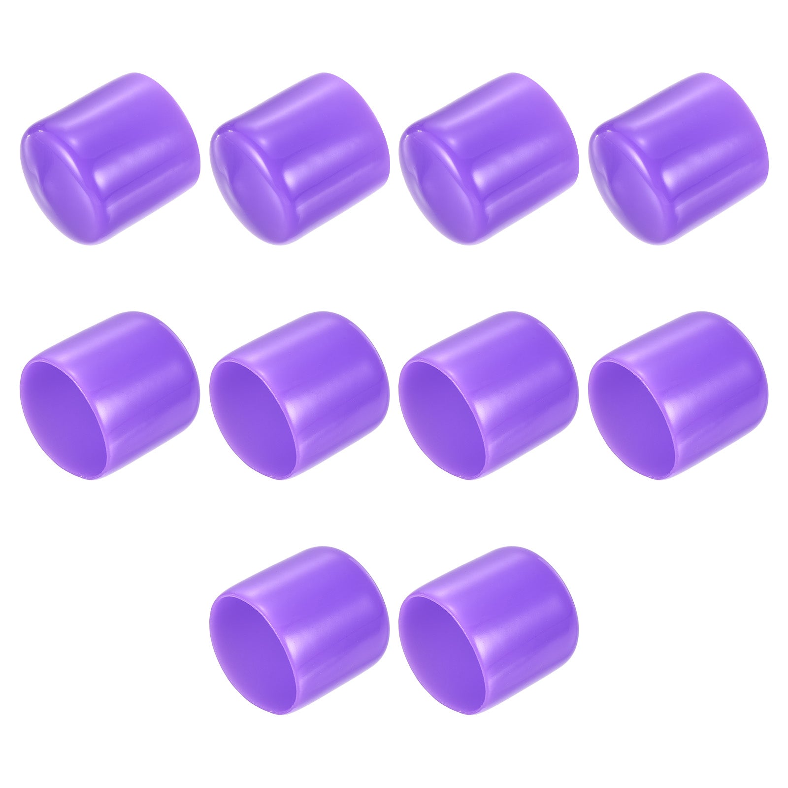 Uxcell Screw Thread Protectors, 32mm ID End Cap Cover Purple 36mm ...