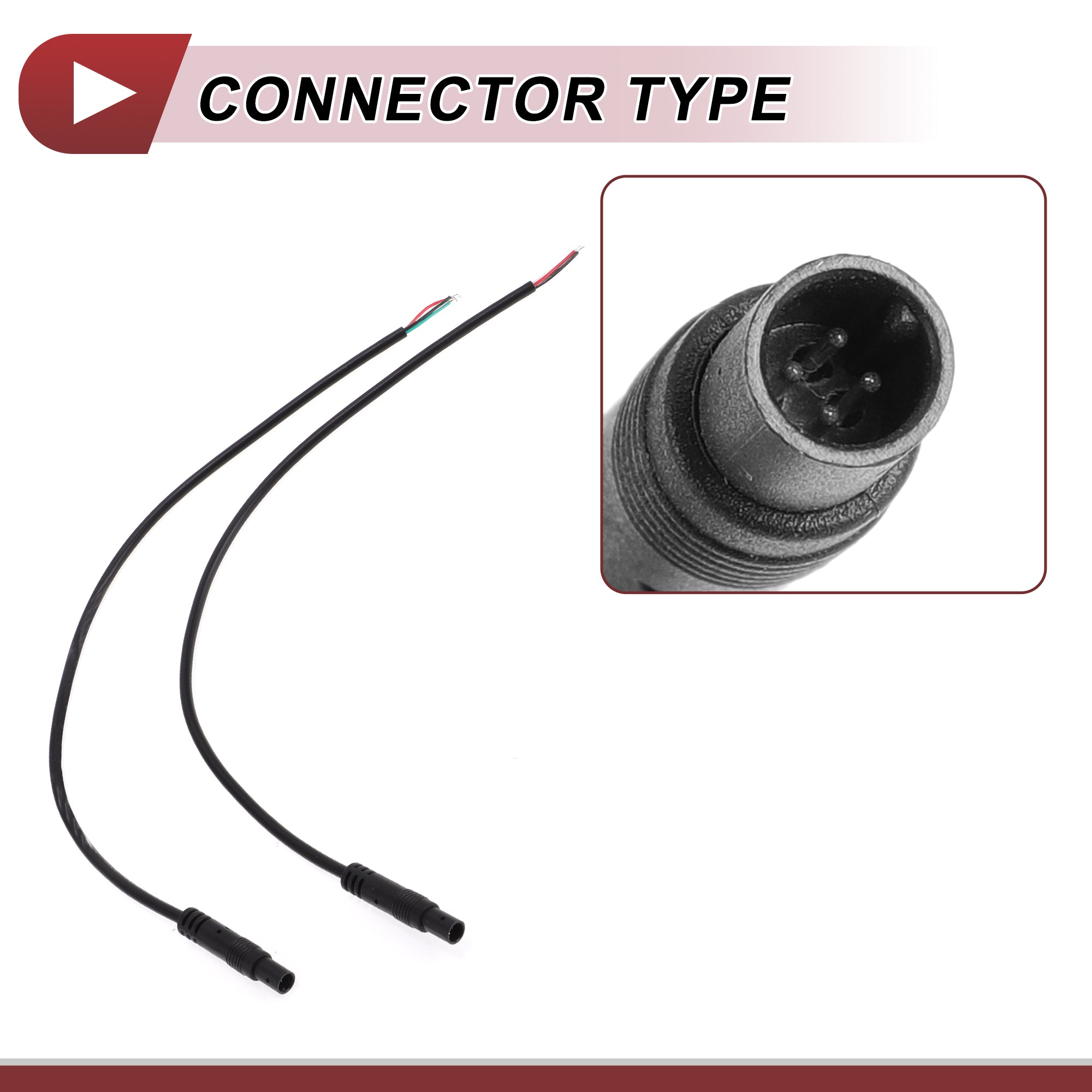 Reverse Rear View Parking Camera Video Cable 0.3m/0.98ft 4Pin Male ...