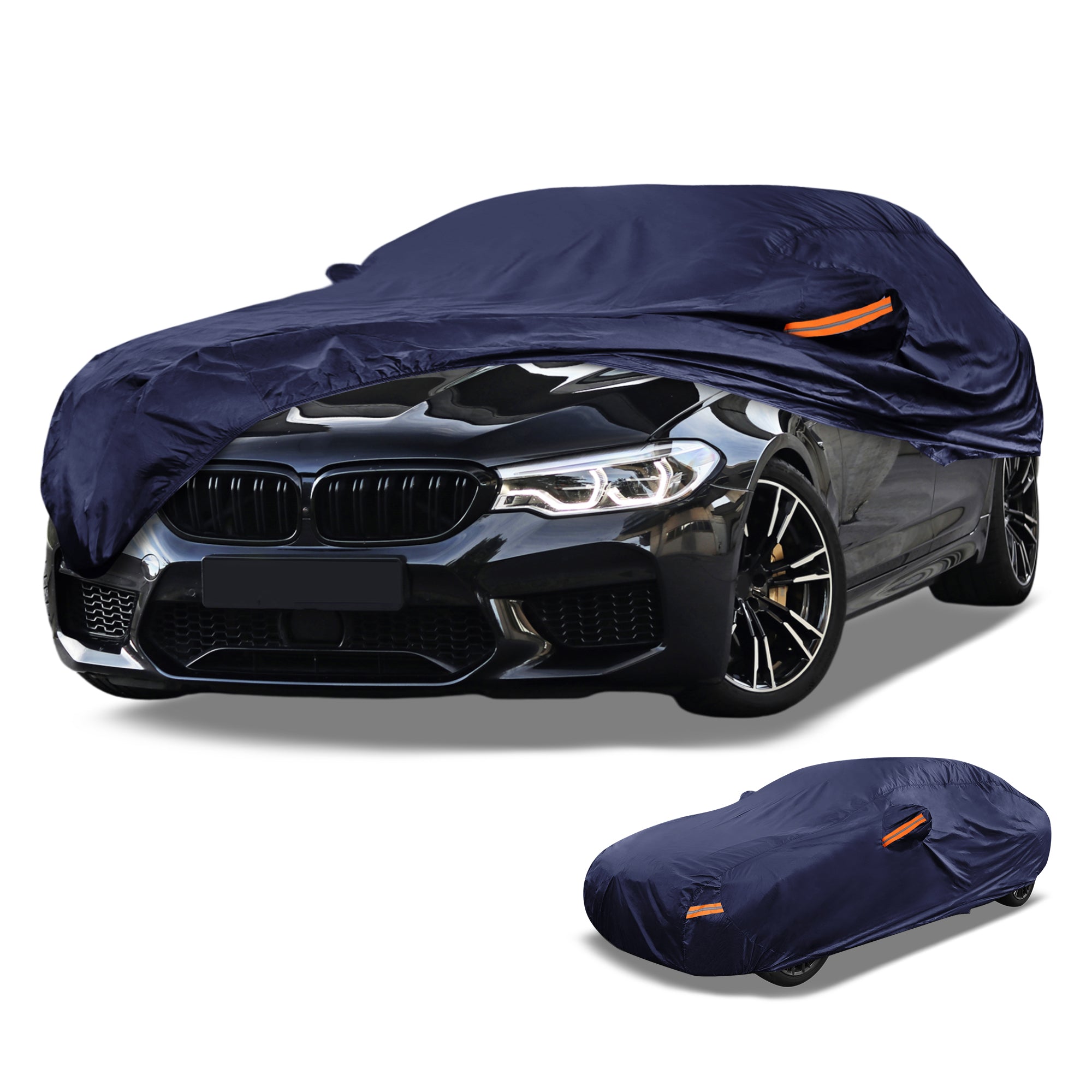 Waterproof All-Weather Universal Car Cover Fit for Sedan 185" to 192 ...