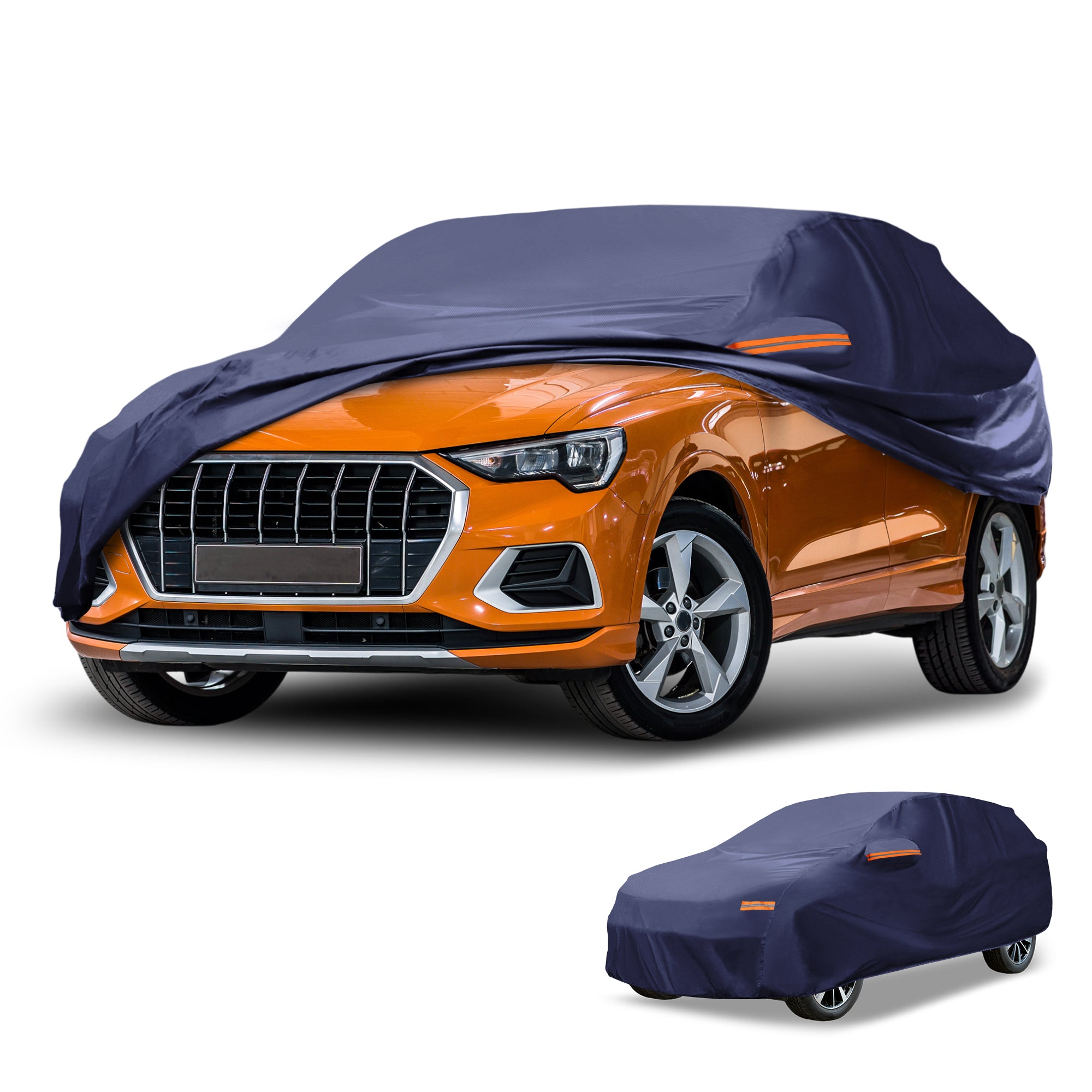 Waterproof All-Weather Universal Car Cover Blue for SUV Up to 181 ...