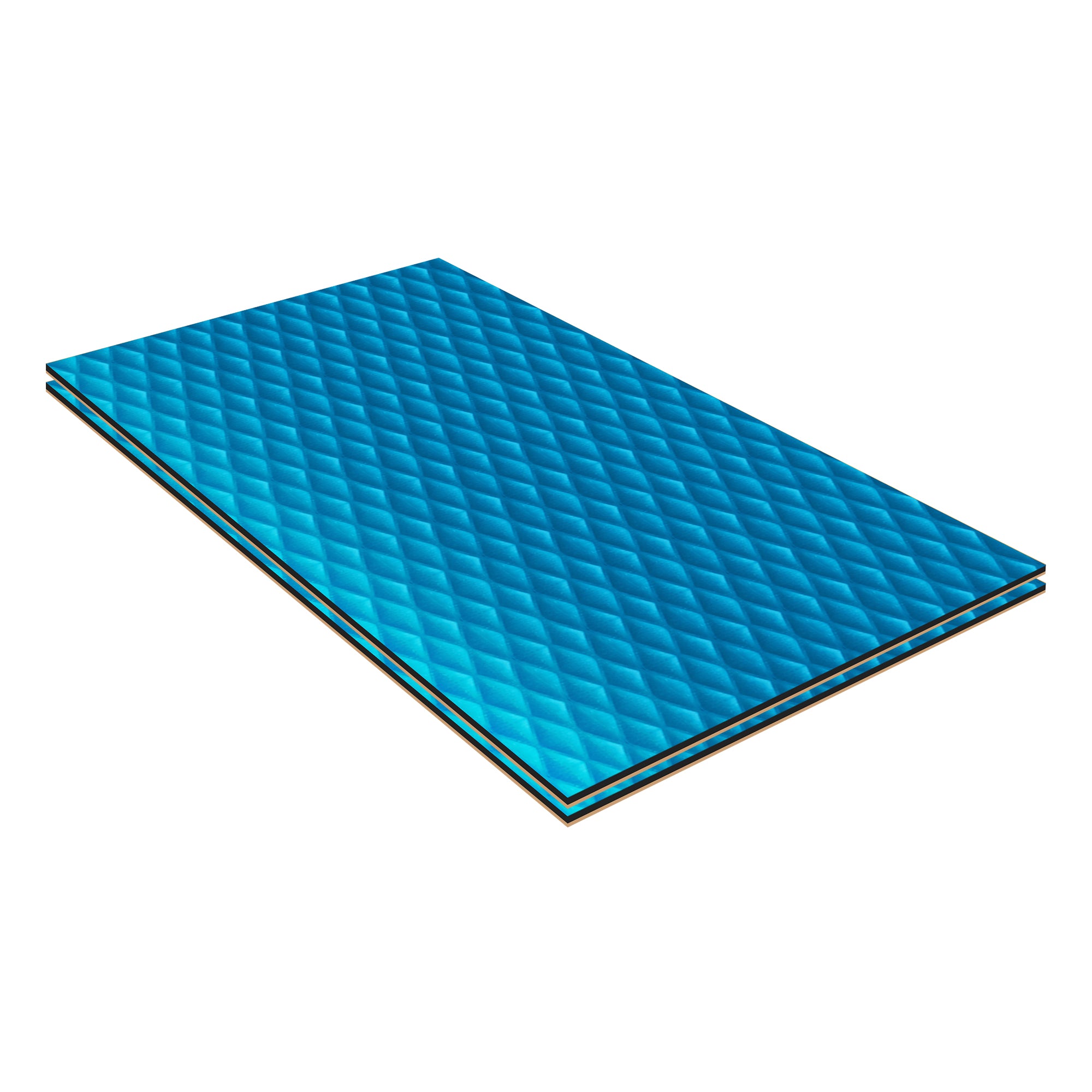 2 Pcs 90mil 2.3mm 1.38sqft Sound Deadening Mat Butyl Rubber Heat Shield ...