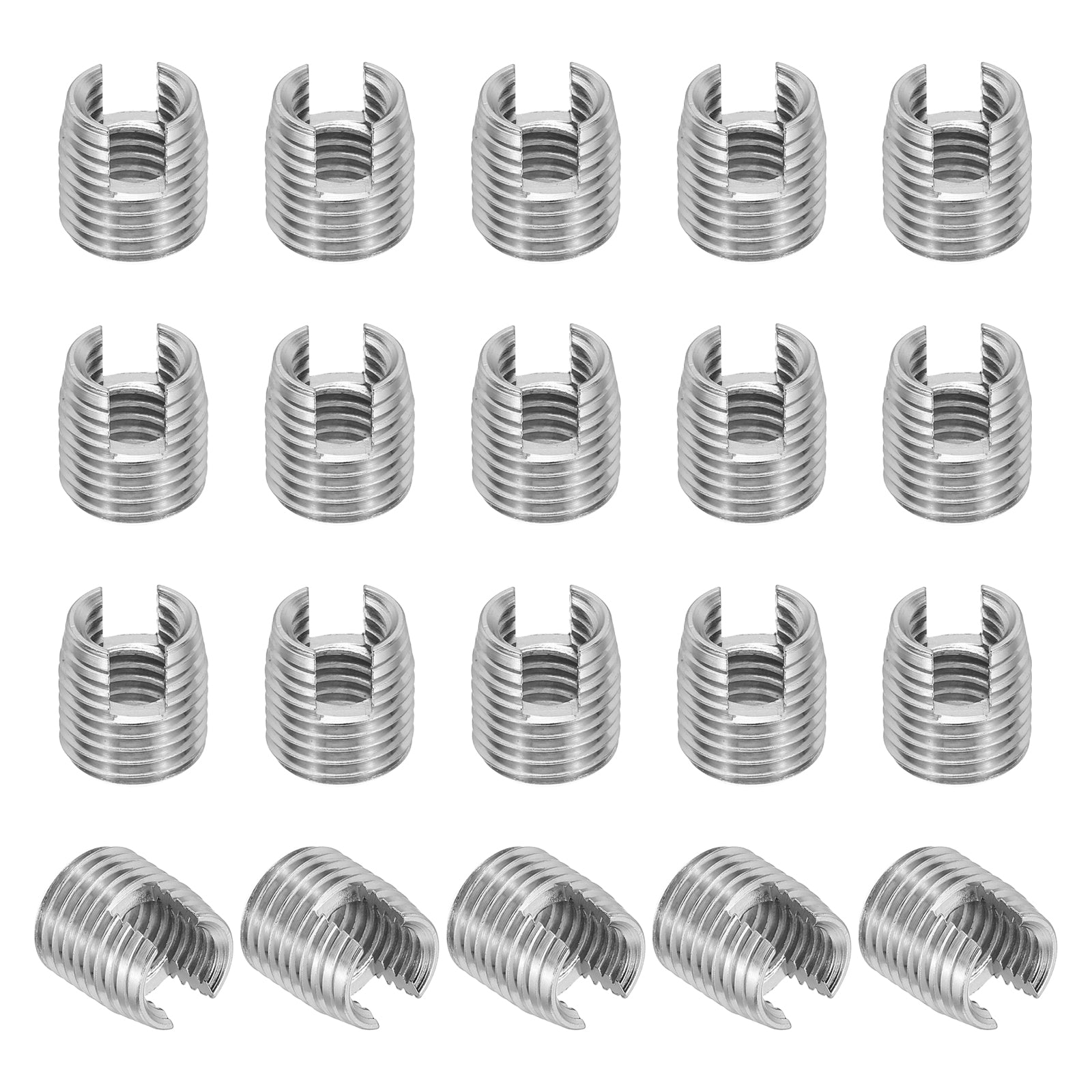 20 Pcs 303 Stainless Steel M10 x M14 x 15mm Self-Tapping Threaded ...