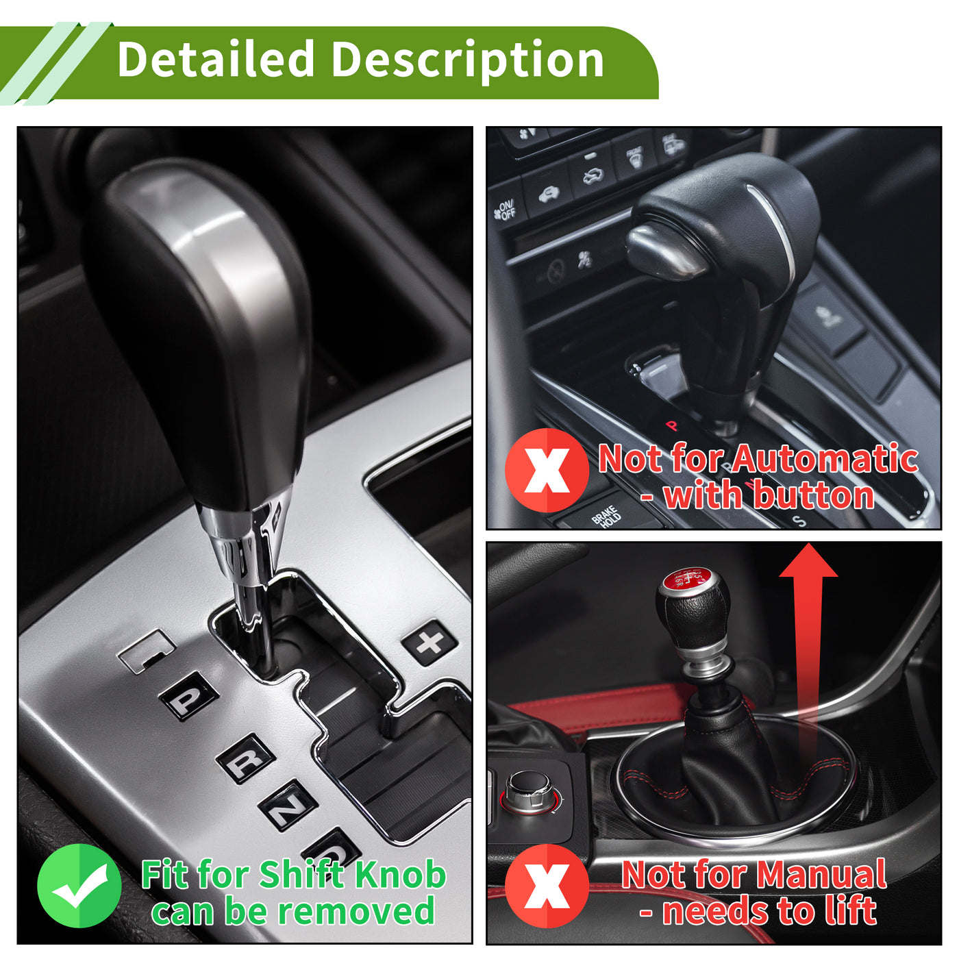 Round Ball Shift Knob Universal Gear Shifter Knob Acrylic Stick Shifter ...