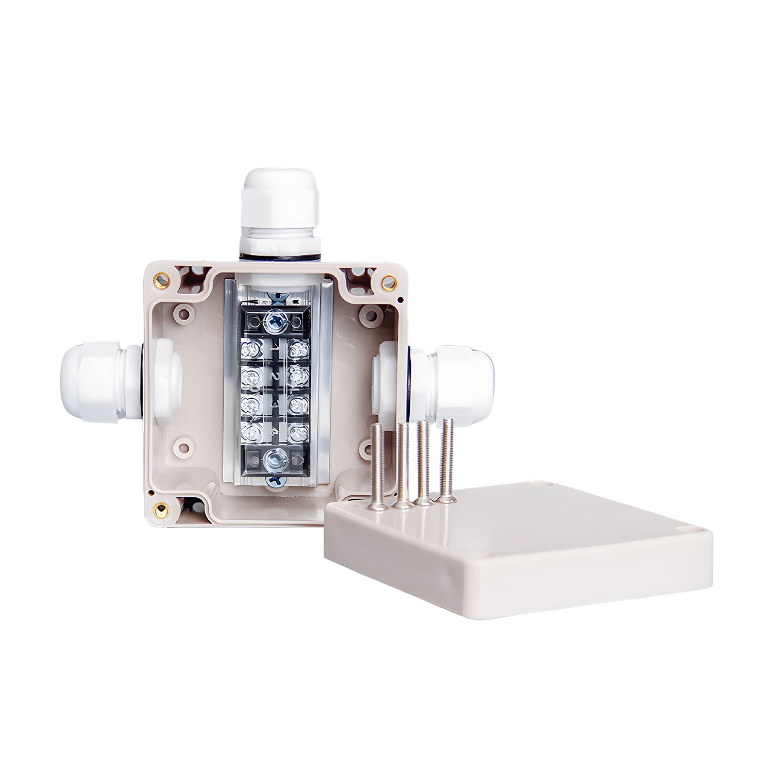 Three-way Wiring Outdoor IP66 ABS Waterproof Junction Box with Terminal ...