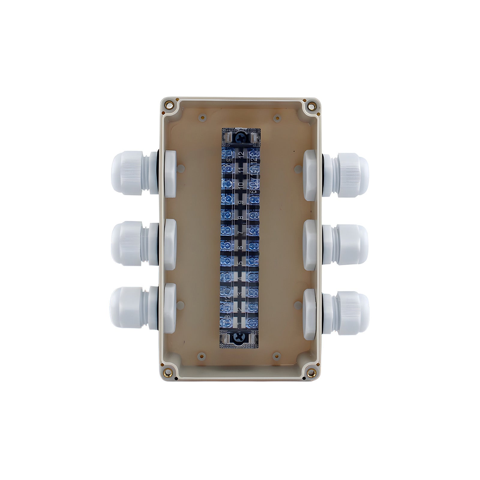 1Set Outdoor IP66 ABS Waterproof Junction Box with Terminal Block ...