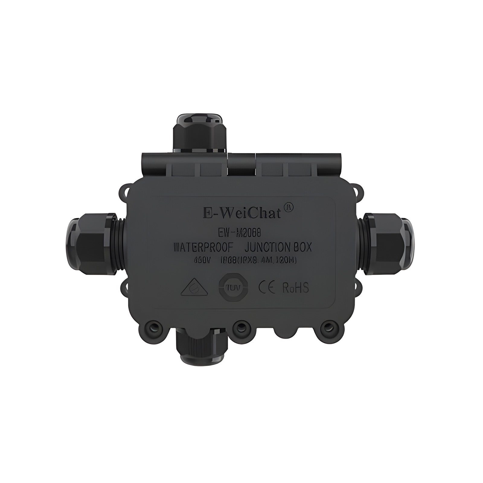 IP68 Plastic Black Outdoor Waterproof Electrical Box with PA12-4 ...