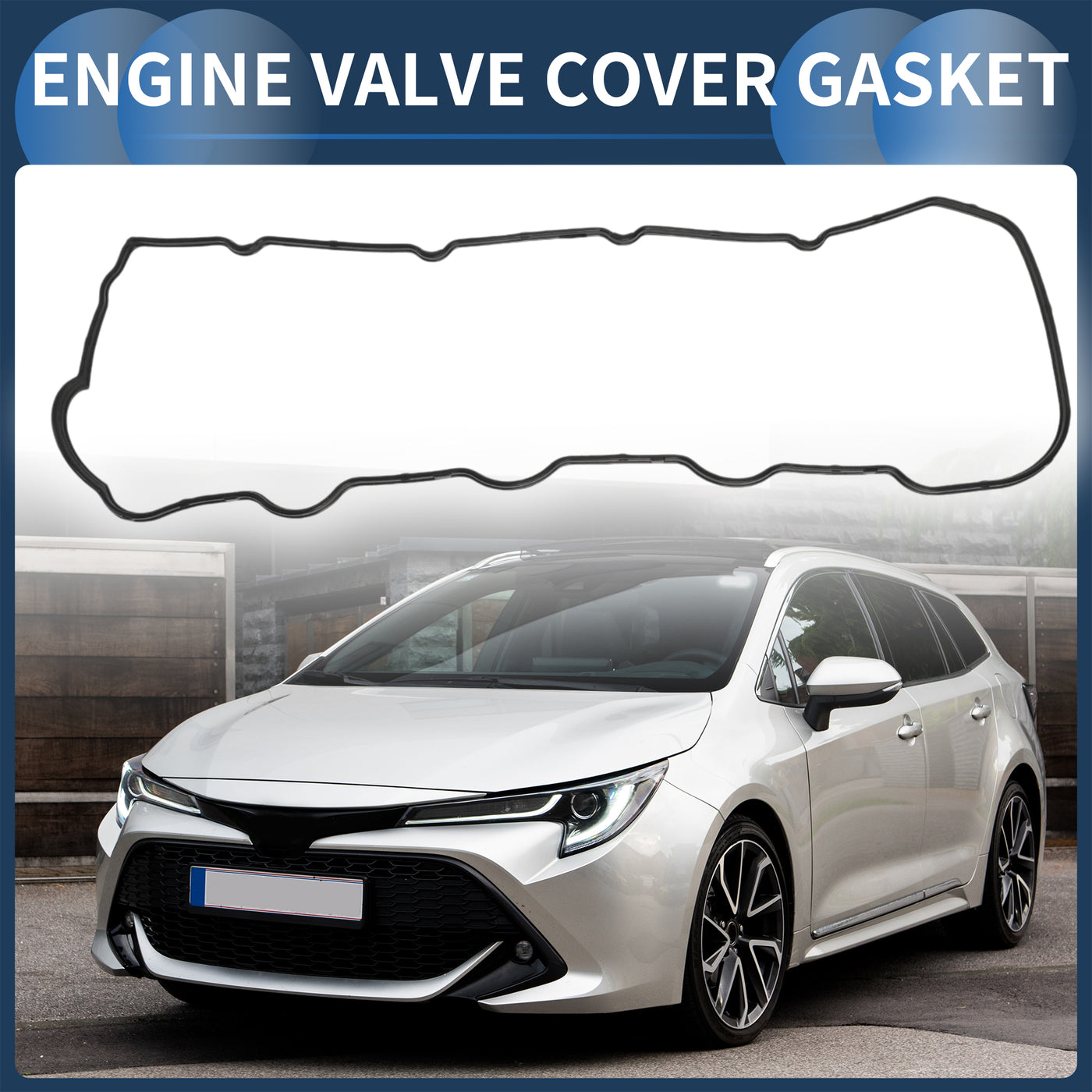 Valve Cover Gasket, Cylinder Head Valve Seal Gasket No.1121330040 for ...