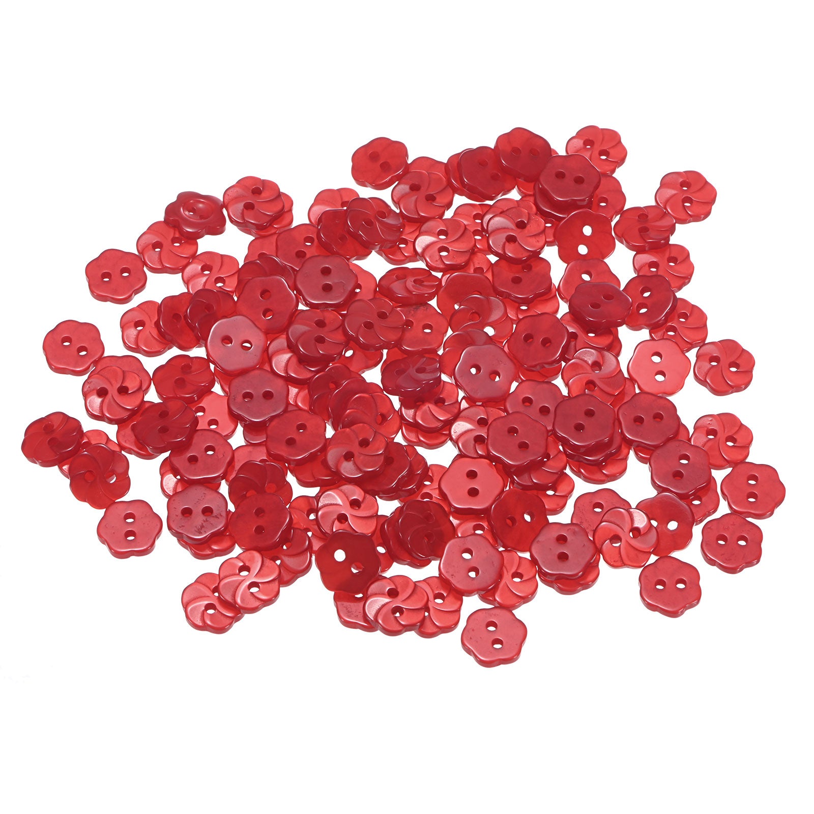 150pcs Flower Sewing Buttons 9/20" Resin Torx 2-Hole Craft Buttons ...