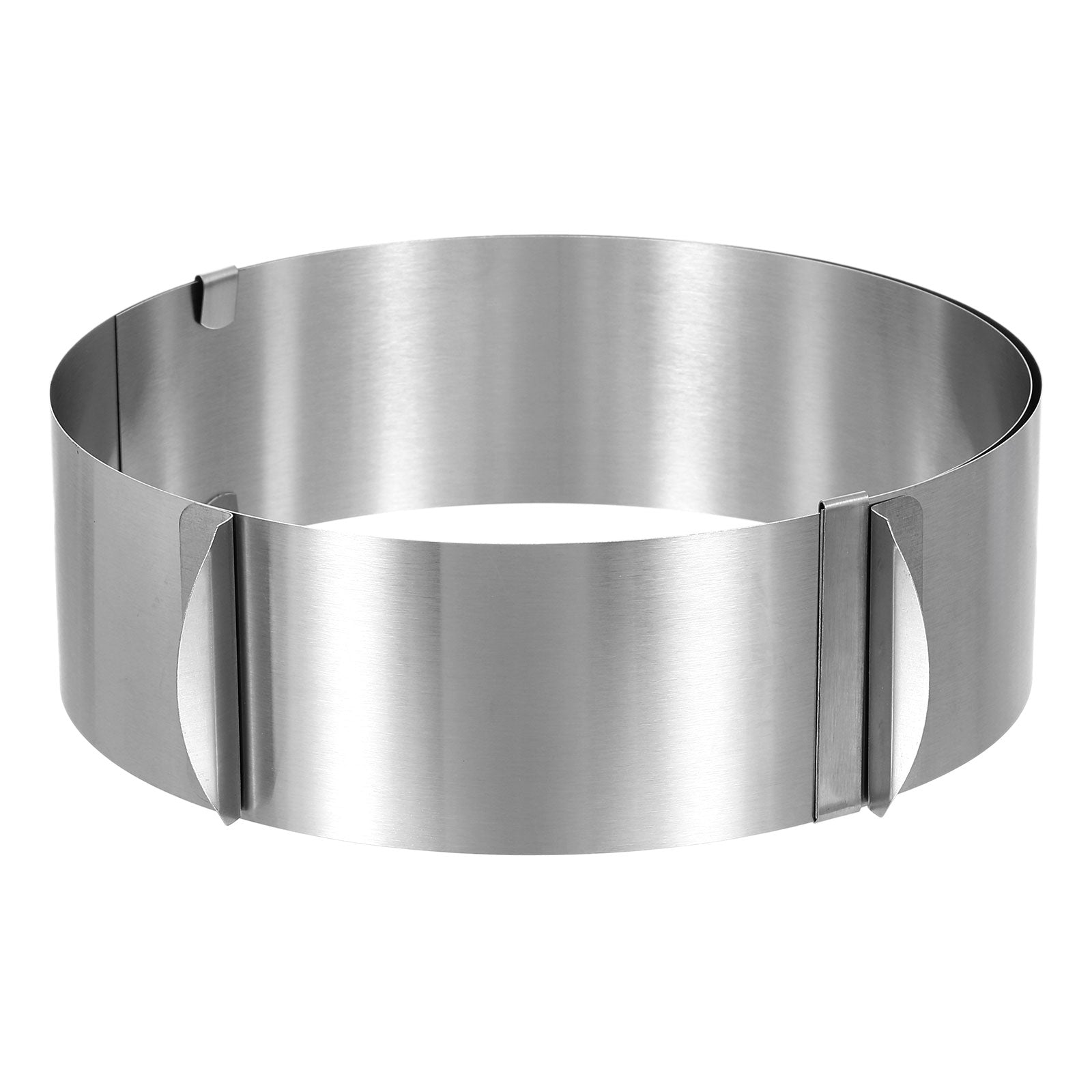 6" to 12" Cake Ring 6cm High Adjustable Round Cake Ring Stainless Steel ...
