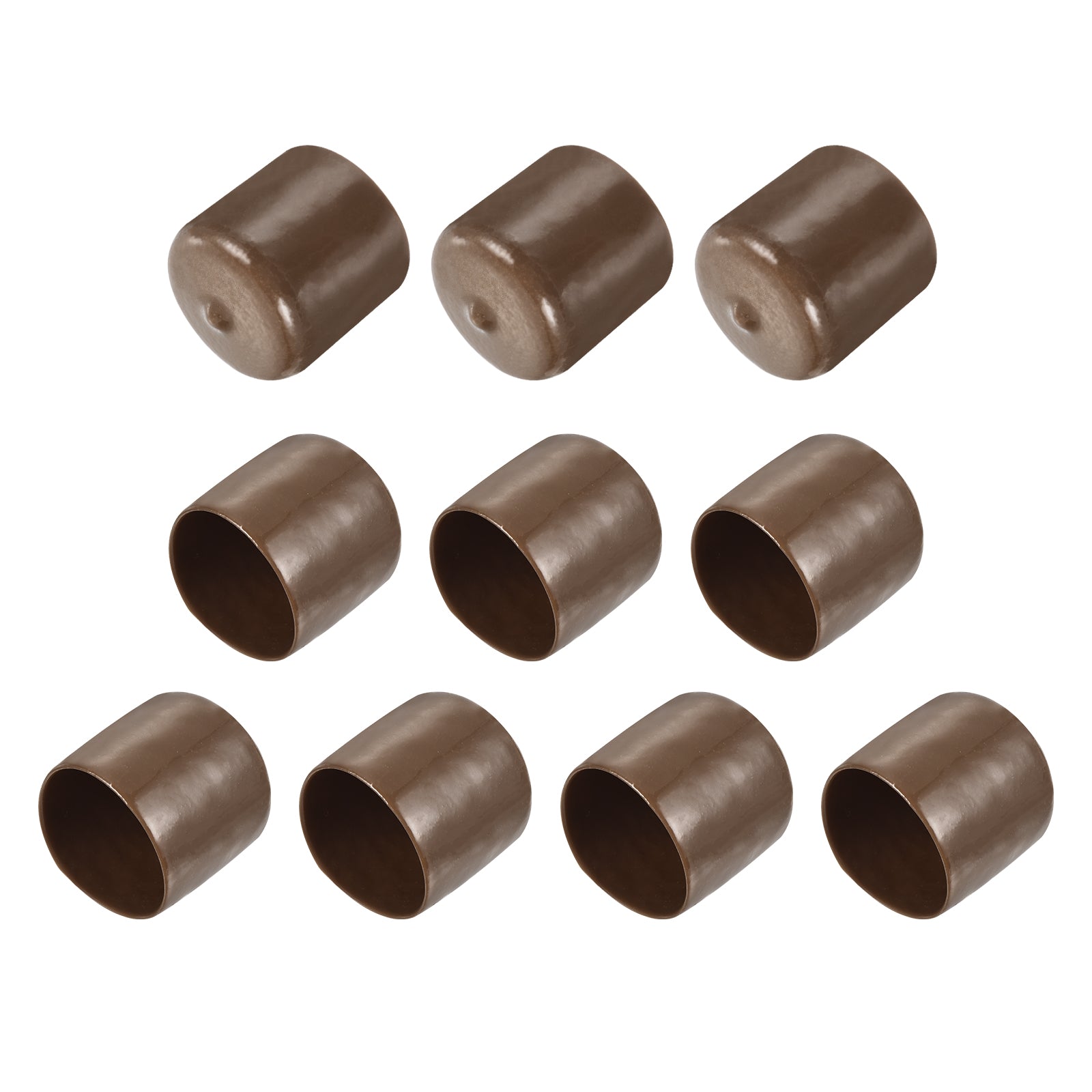 Uxcell 10pcs Rubber End Caps 34mm ID Vinyl Round End Cover Screw ...