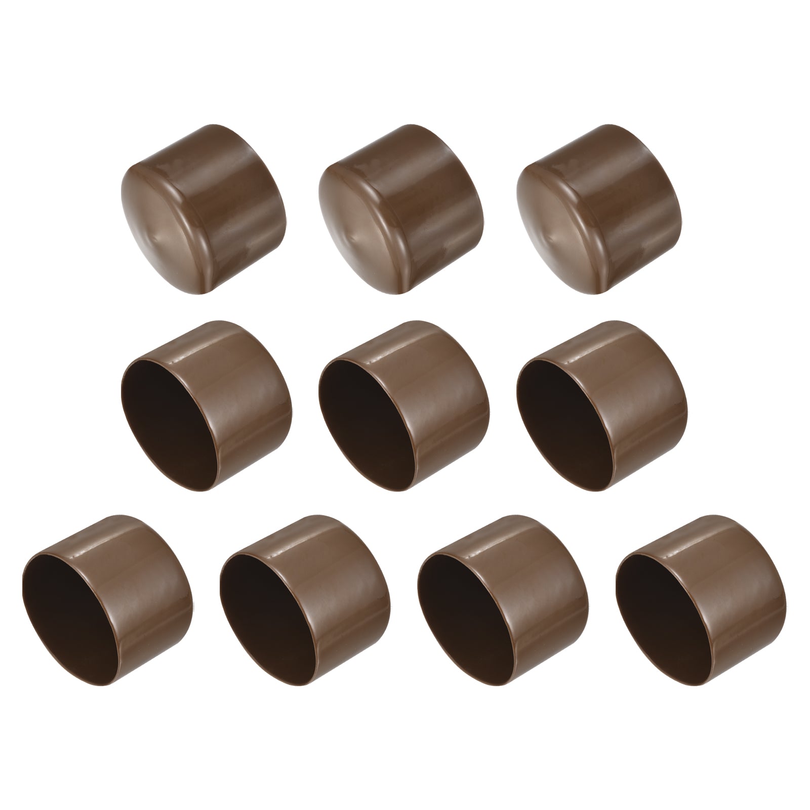 Uxcell 10pcs Rubber End Caps 57mm ID Vinyl Round End Cover Screw ...