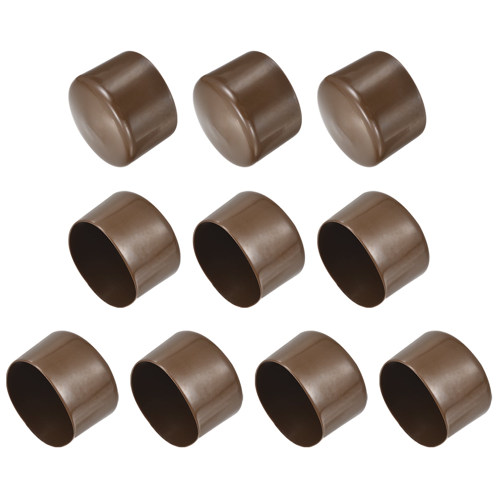 Uxcell 10pcs Rubber End Caps 60mm ID Vinyl Round End Cover Screw ...