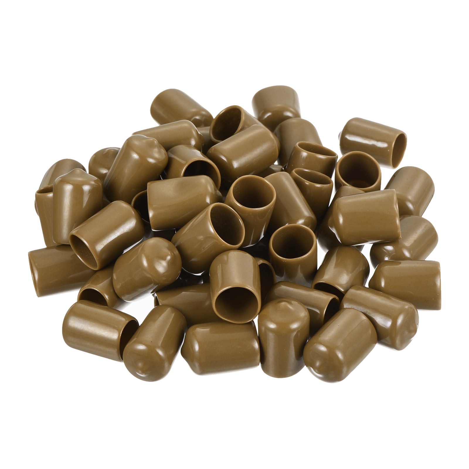Uxcell 50pcs Rubber End Caps 14mm ID PVC Tube Bolt Cover Screw ...