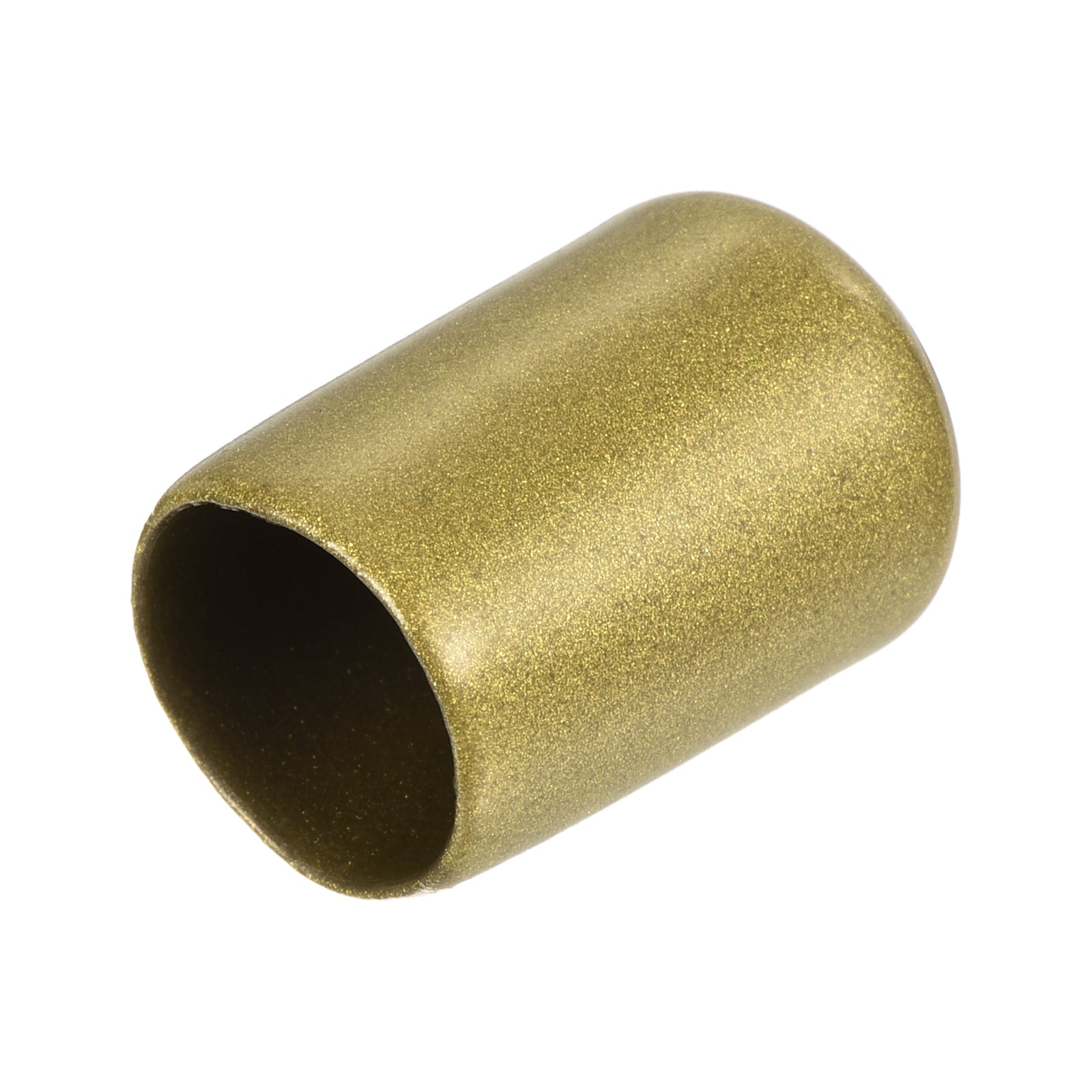 Uxcell 20pcs 9/16"(14mm) Round Gold Vinyl End Cap Screw Thread ...