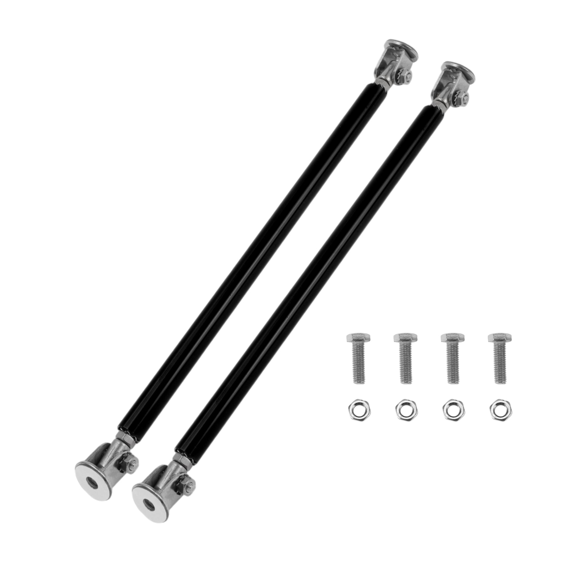 2pcs 20cm/7.87in Car Splitter Support Rods Adjustable Front Rear Bumper ...