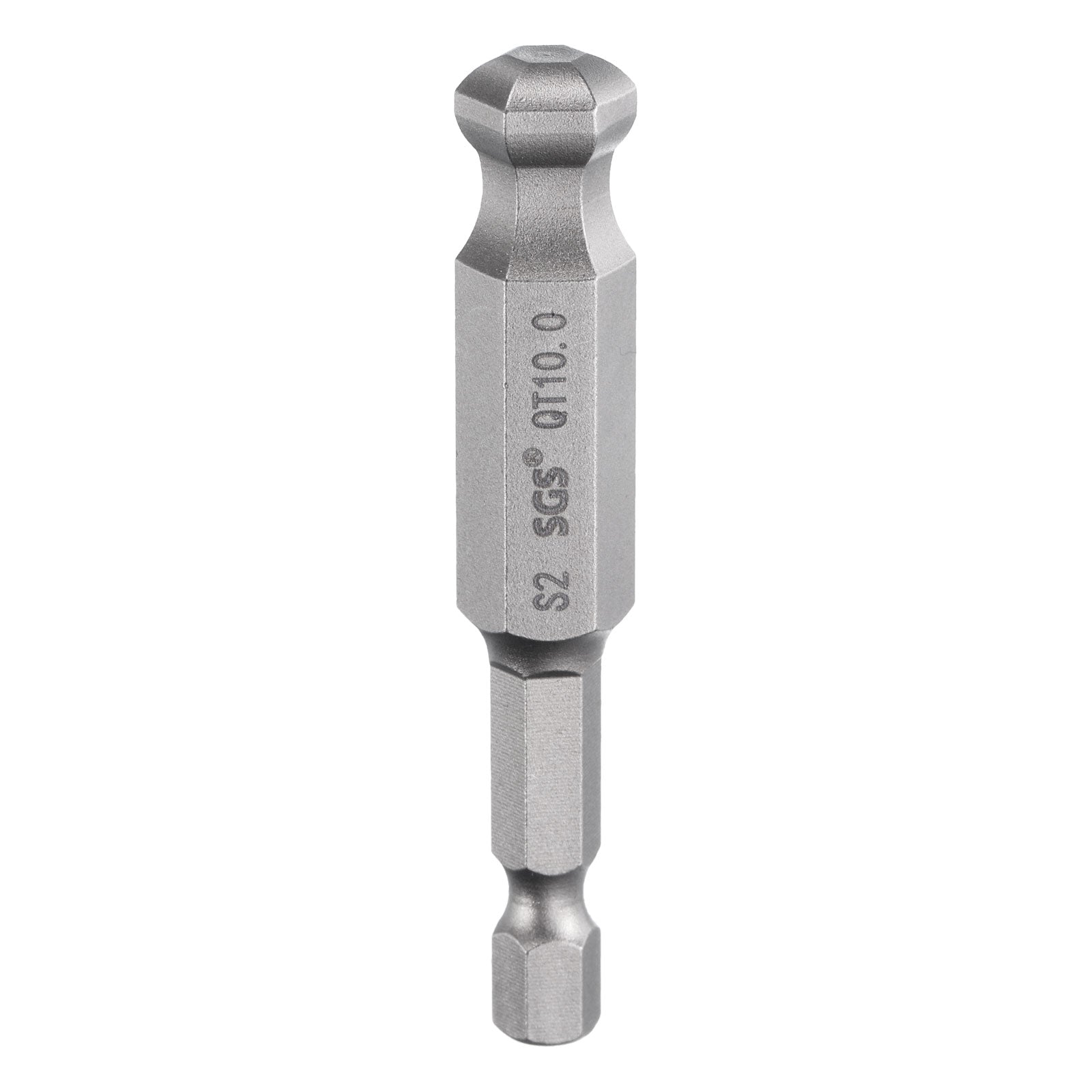 Ball End Hex Screwdriver Bit 10mm (H10) Magnetic Tip 1/4" Hex Shank 2. ...
