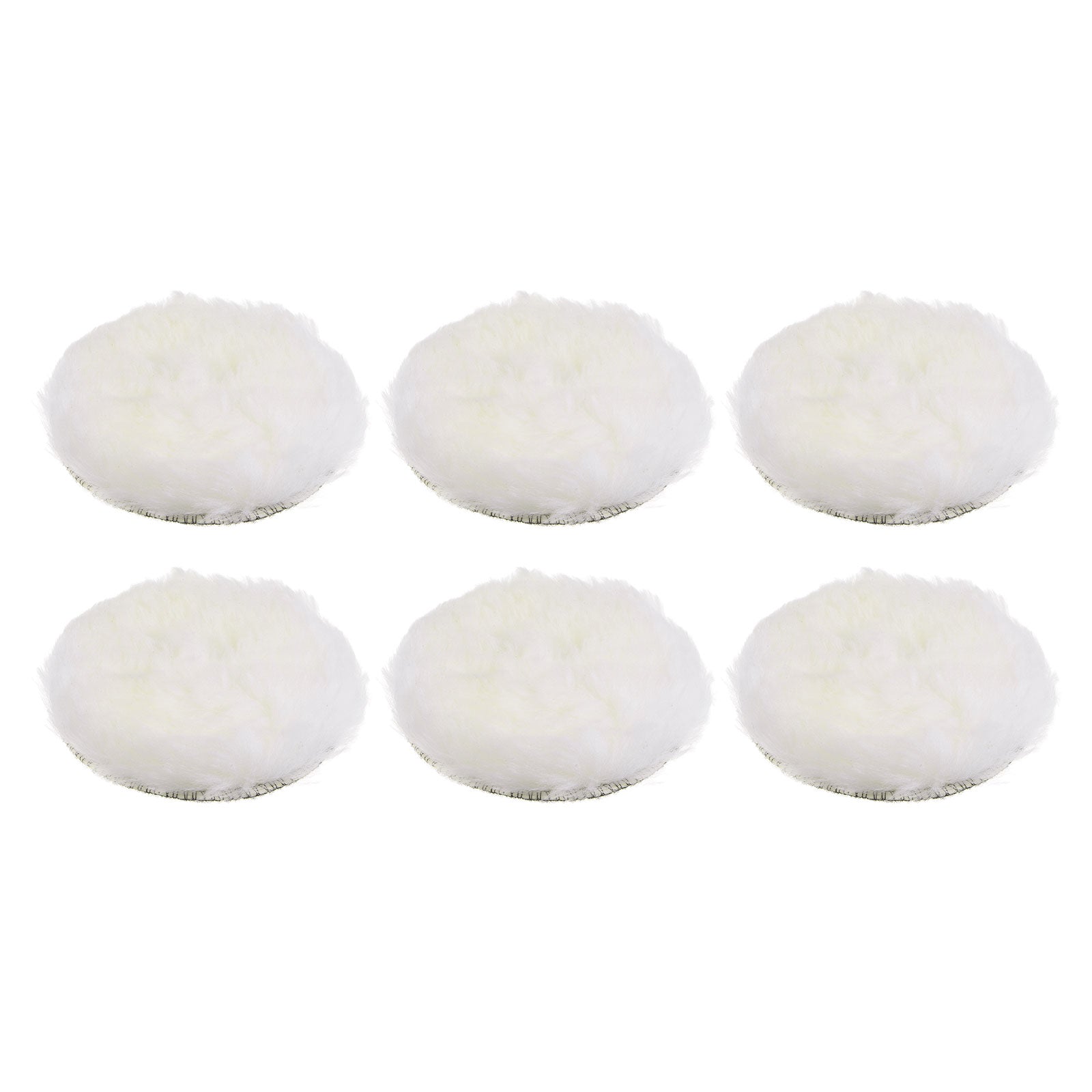 6pcs Wool Buffing Pads 5 Inch Polishing Pad Polishing Buffing Pad Hook ...