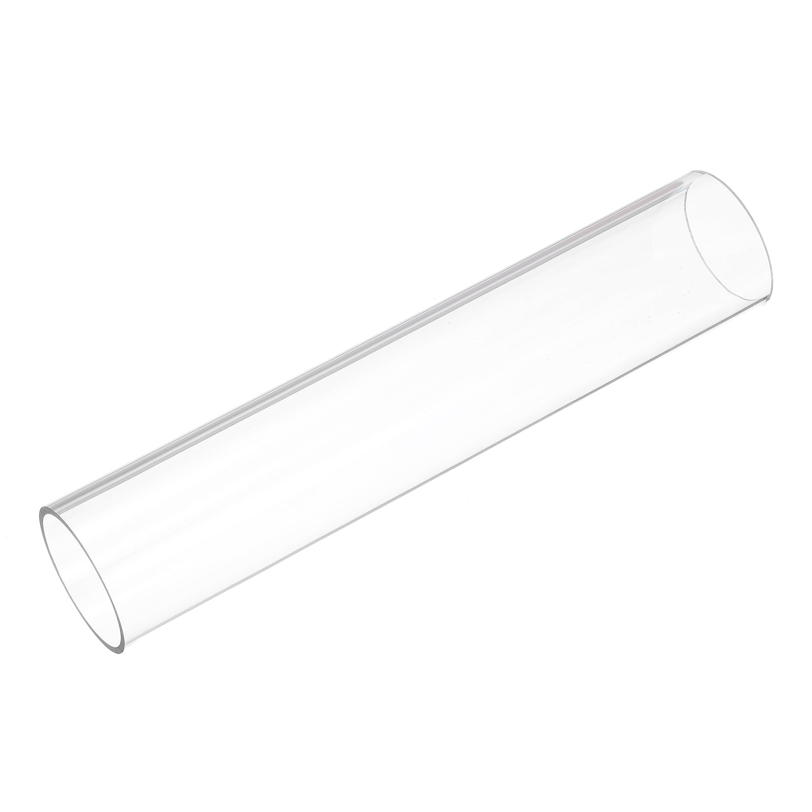 Uxcell 2pcs Clear Rigid Tubing 57mm ID 63mm OD x 1Ft(305mm) Round ...
