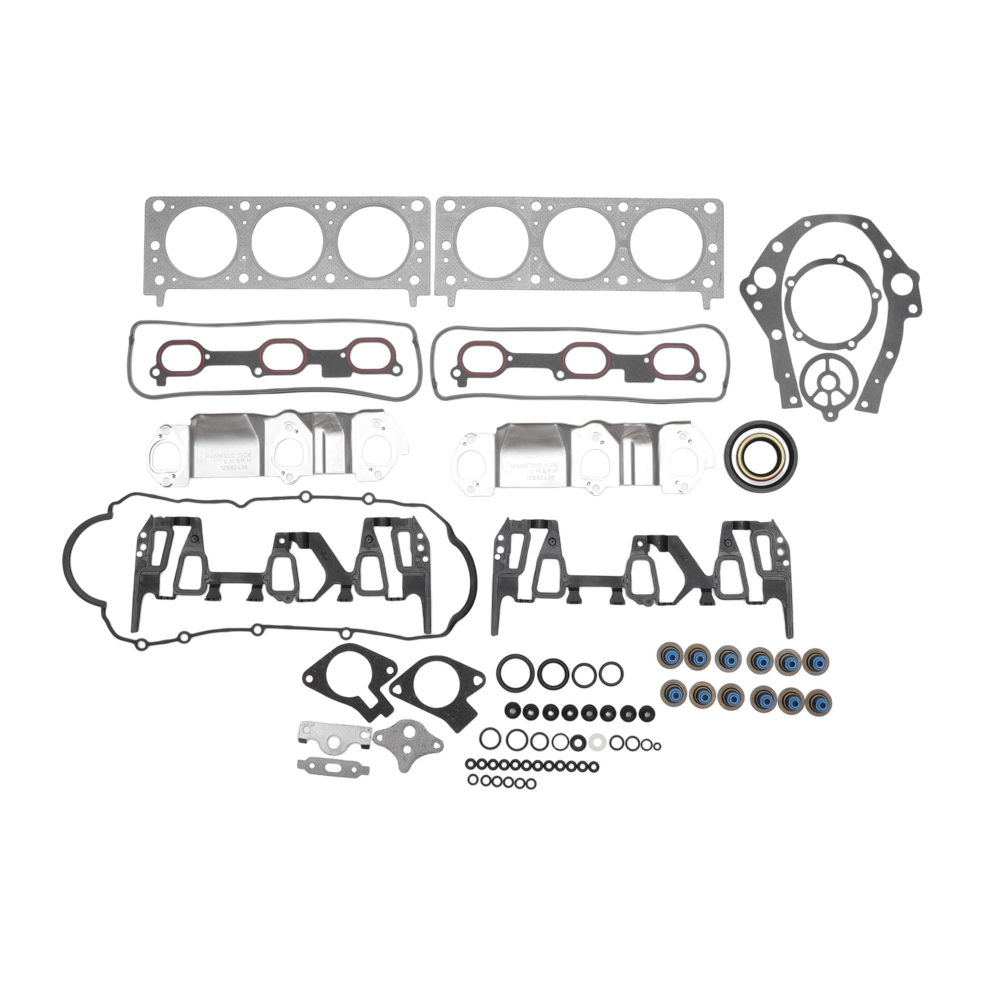 Cylinder Head Gasket Kit Engine Valve Gasket Set for Chevrolet for ...