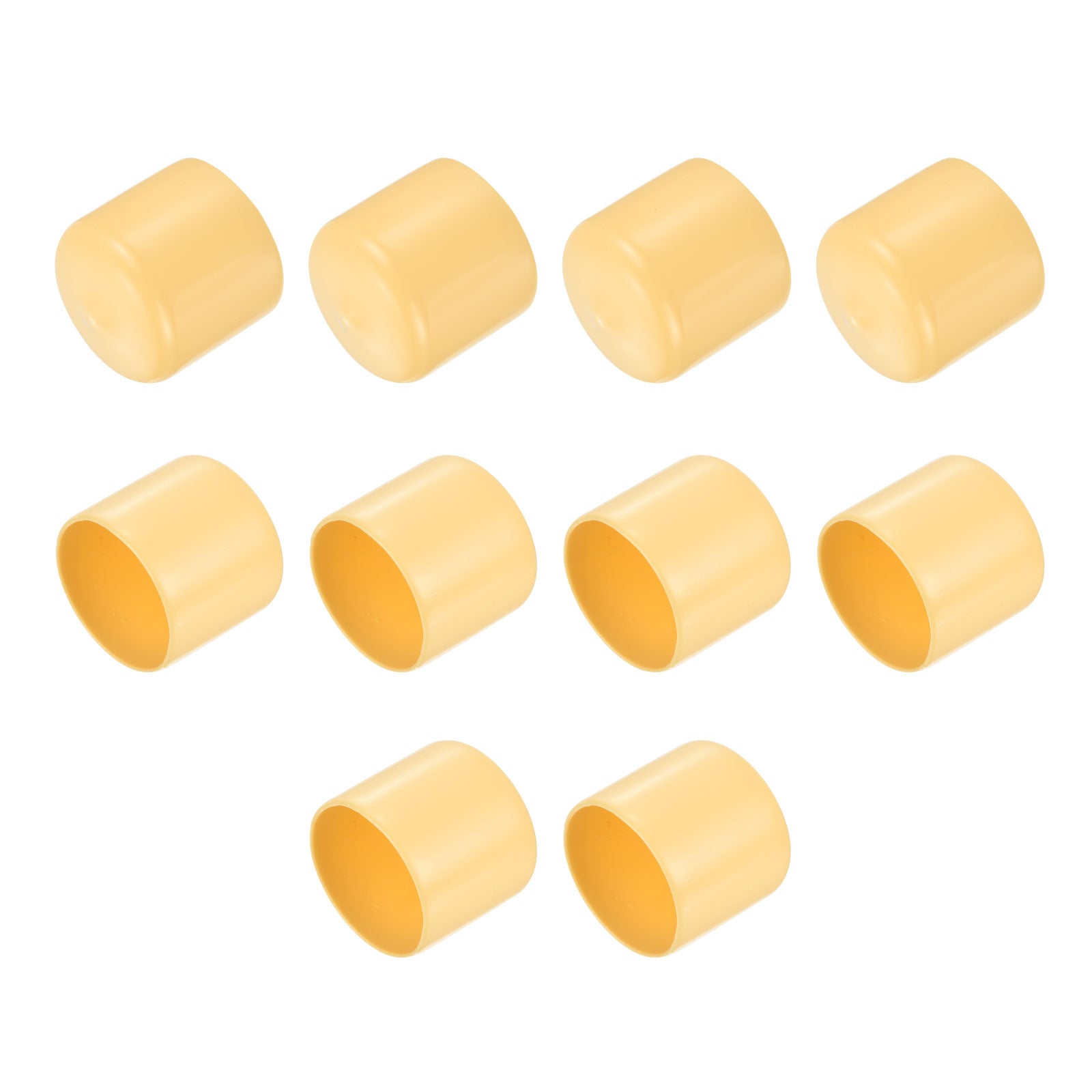 Uxcell Screw Thread Protectors, 1 7/16" (36mm) ID End Cap Cover Beige ...