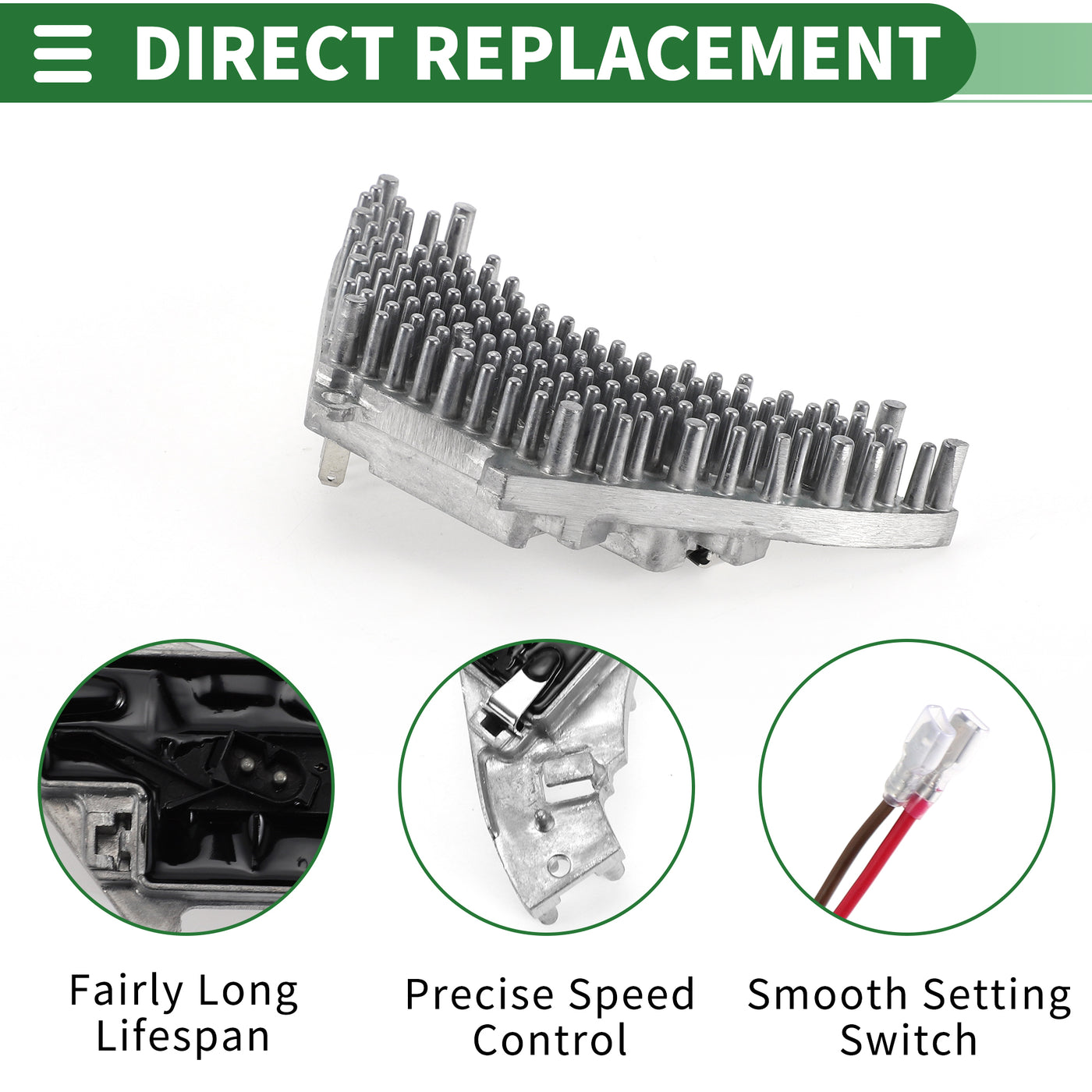 HVAC Blower Motor Resistor Heater Blower Resistor for Cltroen Dispatch ...