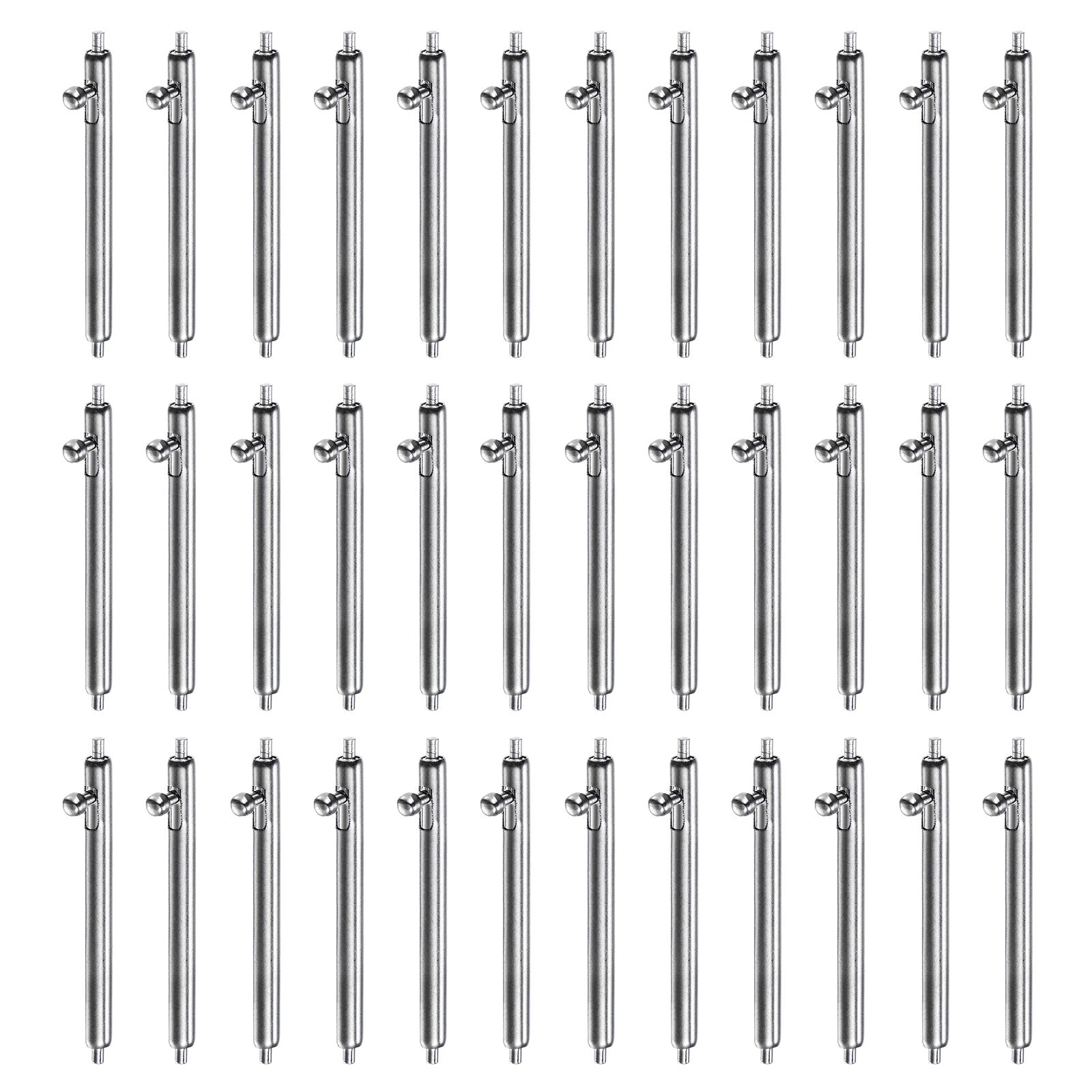 36pcs Quick Release Spring Bar 19mm Width 1.8mm Diameter Stainless ...
