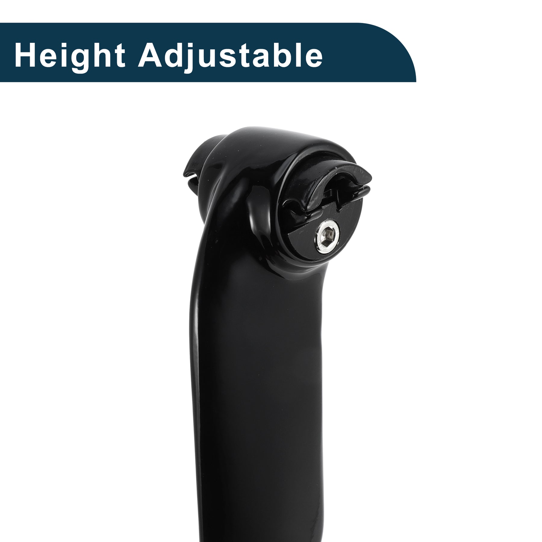 Bike Seat Posts Height Adjustable Bike Saddle Post Seat Tube Gloss Black 1 Pc 30.8x400mm Carbon ...