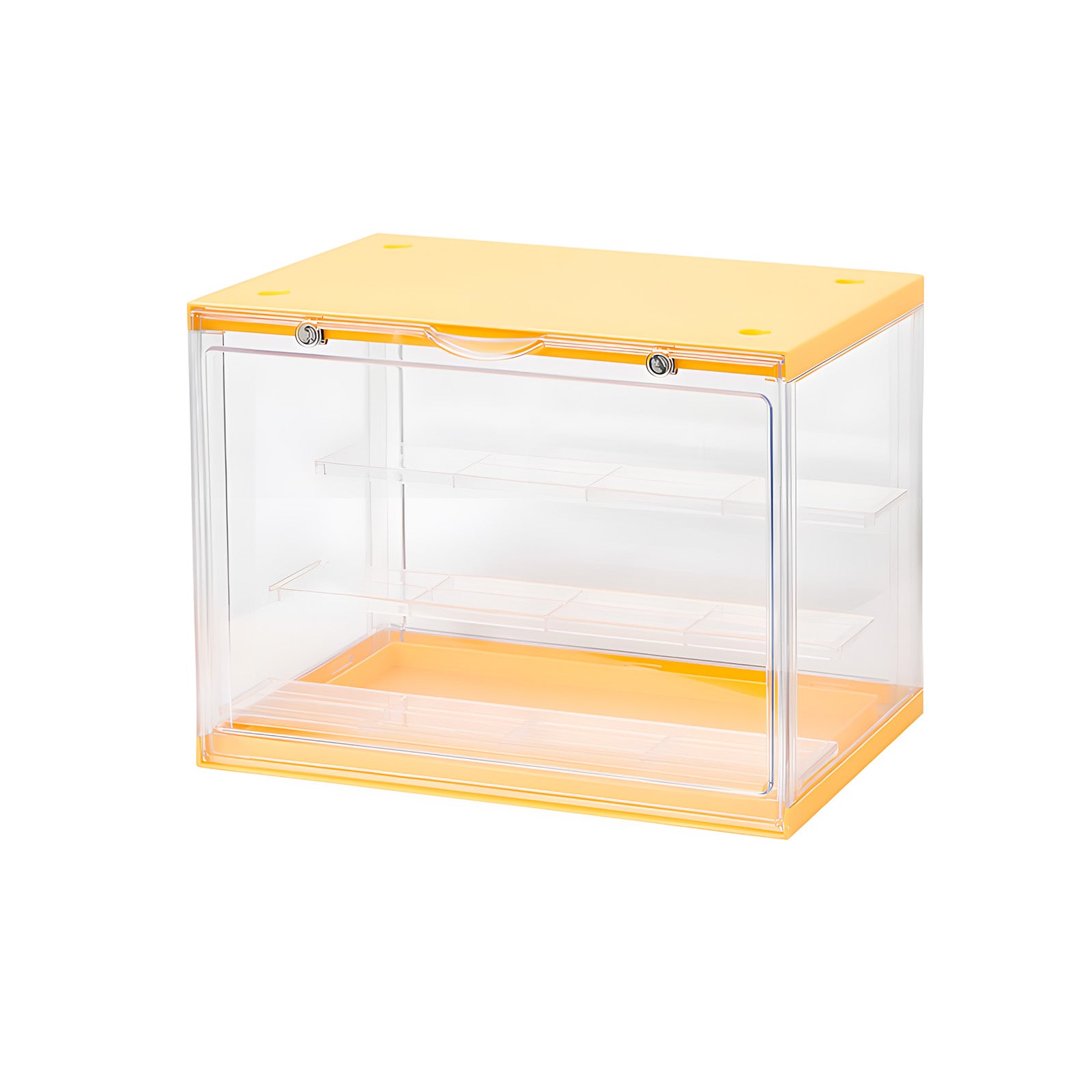 30x17x23cm Clear PS,ABS Display Case with 2 Magnetic Snap Fastener ...