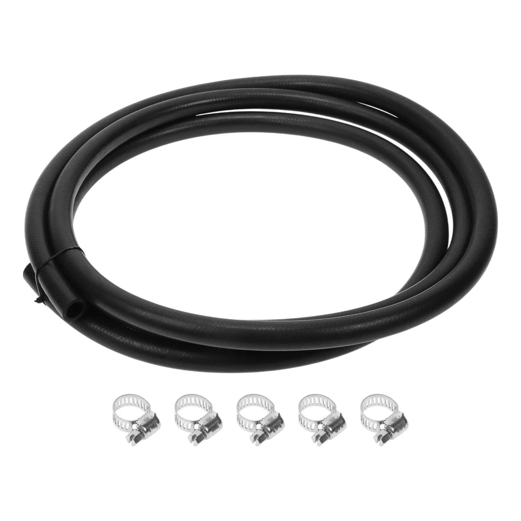 1 Set 5/8" Fuel Line Kit 12ft Vacuum Hose Automotive Fuel Hose with 5 ...