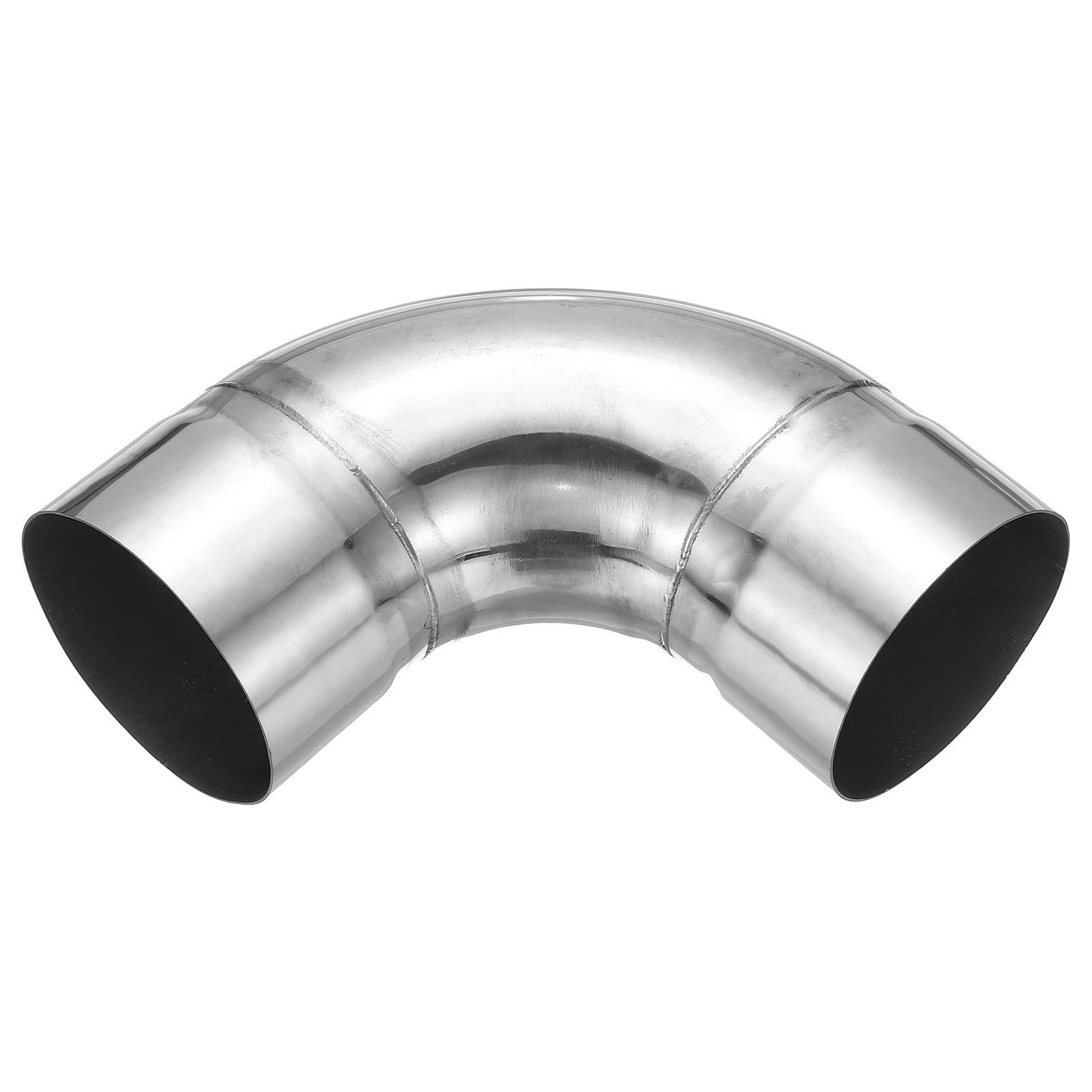 3 1/2"" (89mm) ID 90 Degree Elbow Fitting, Stainless Steel Pipe ...