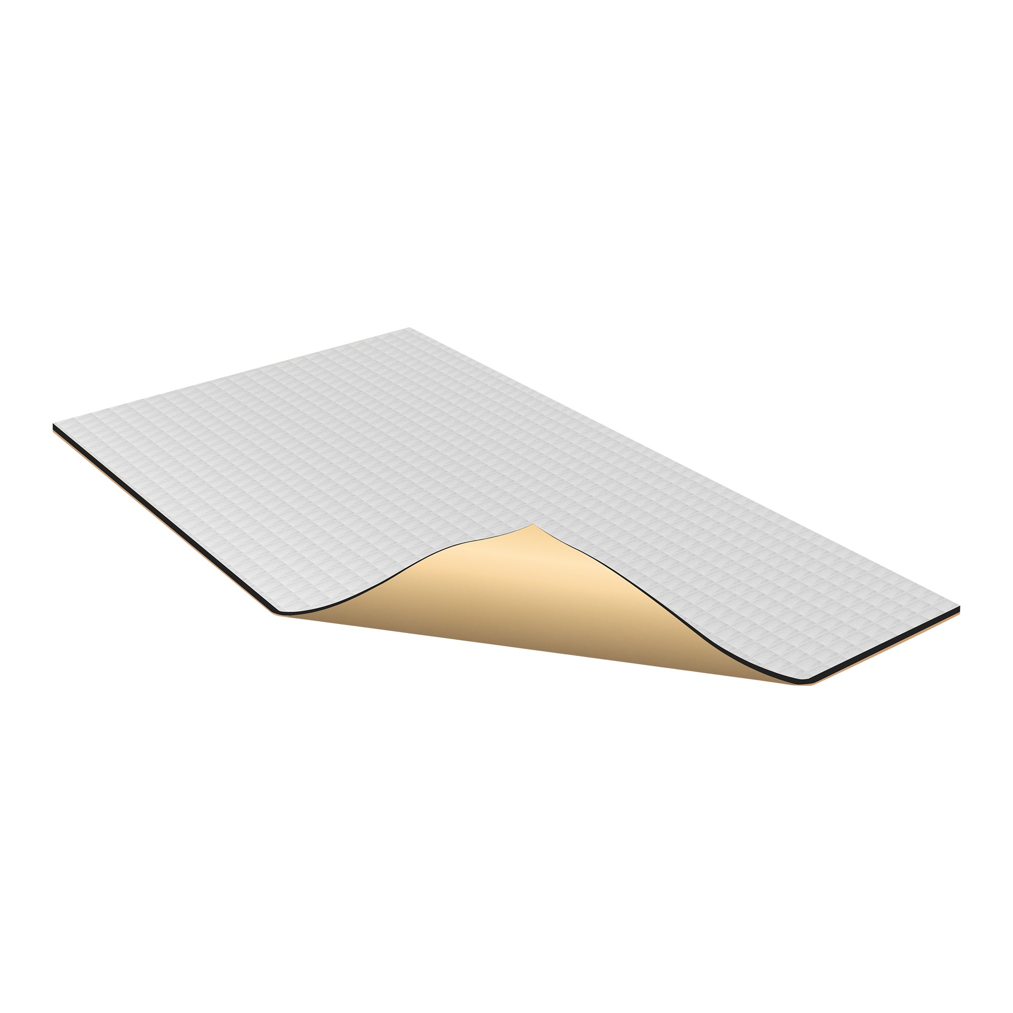 394mil 10mm 1.35sqft Sound Deadening Mat Aluminum Foil Heat Shield ...