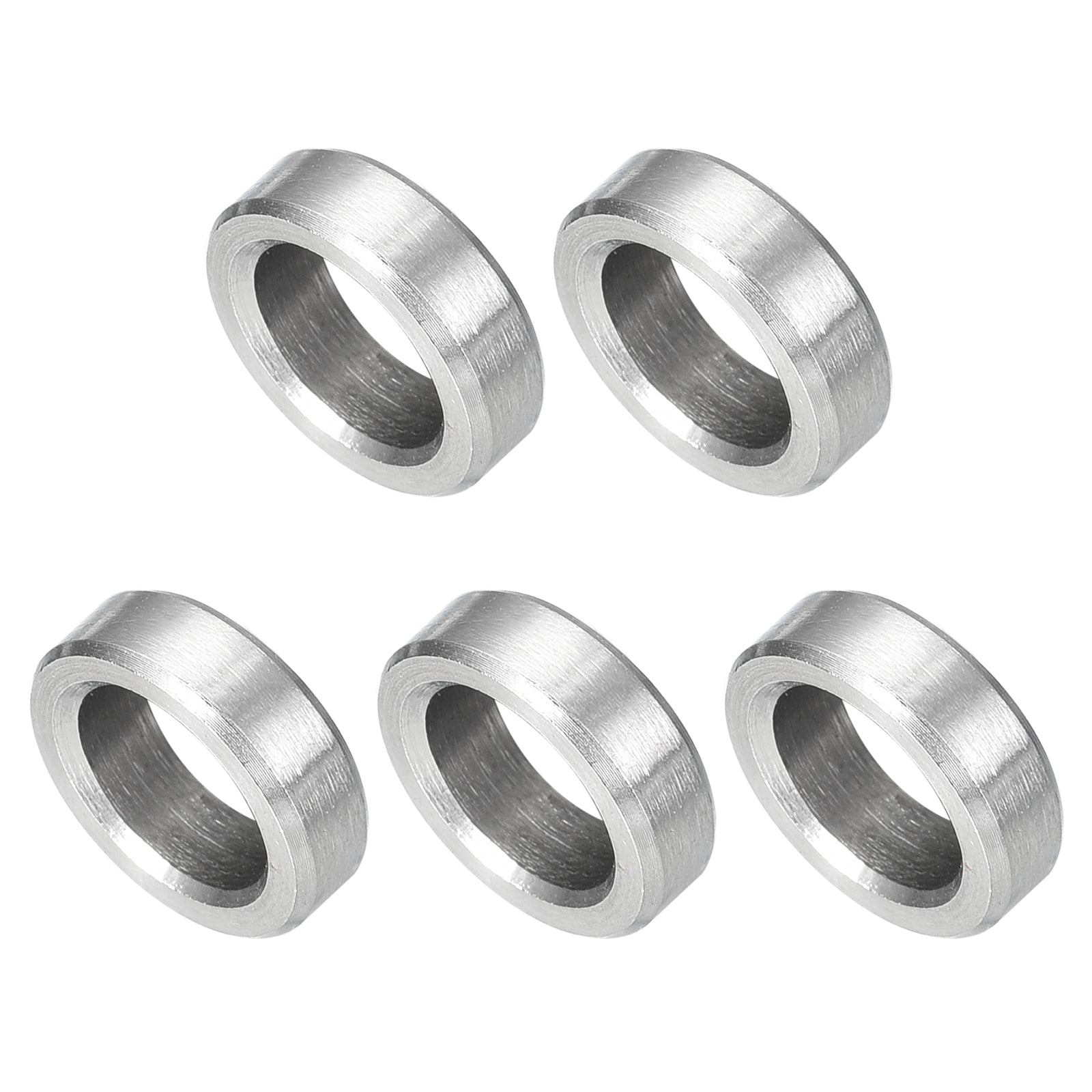 Uxcell 5 Pcs Stainless Steel Spacers, 8mm ID x 12mm OD x 3mmL 304 ...