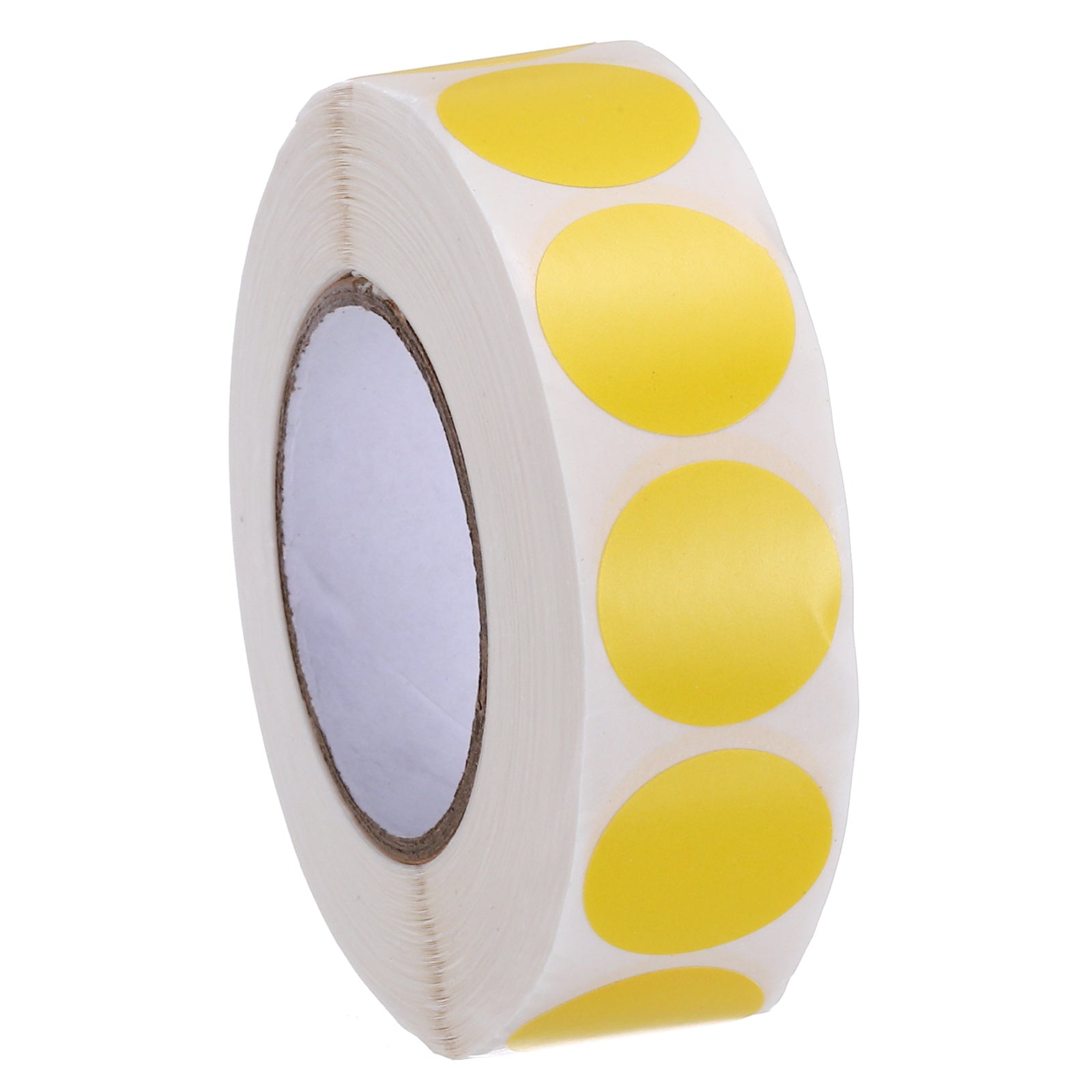 1000Pcs 3/4" Colored Dot Stickers Adhesive Color Coding Label Yellow ...
