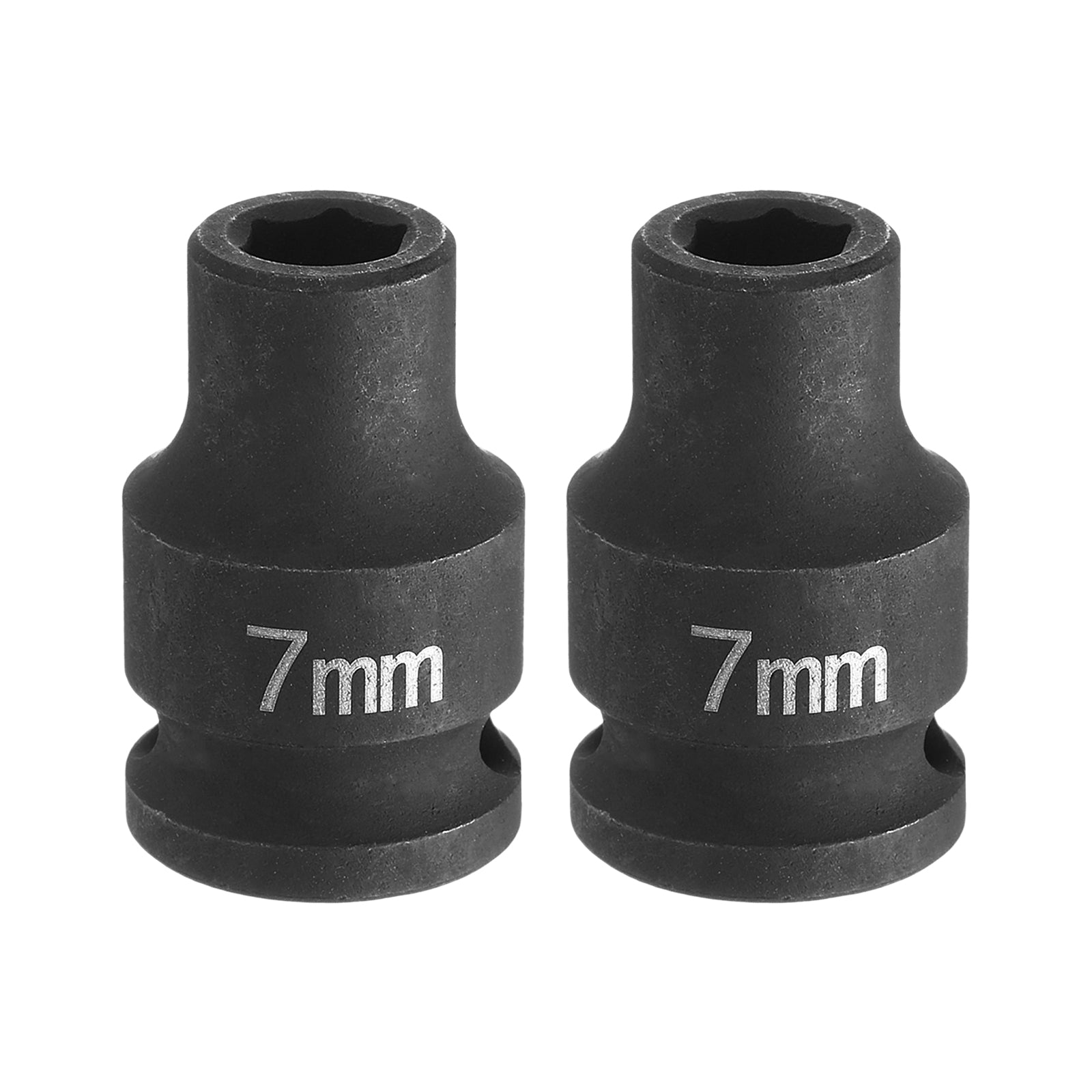 2pcs Deep Impact Socket 3/8" Square Drive by 7mm Metric 6 Point Socket ...
