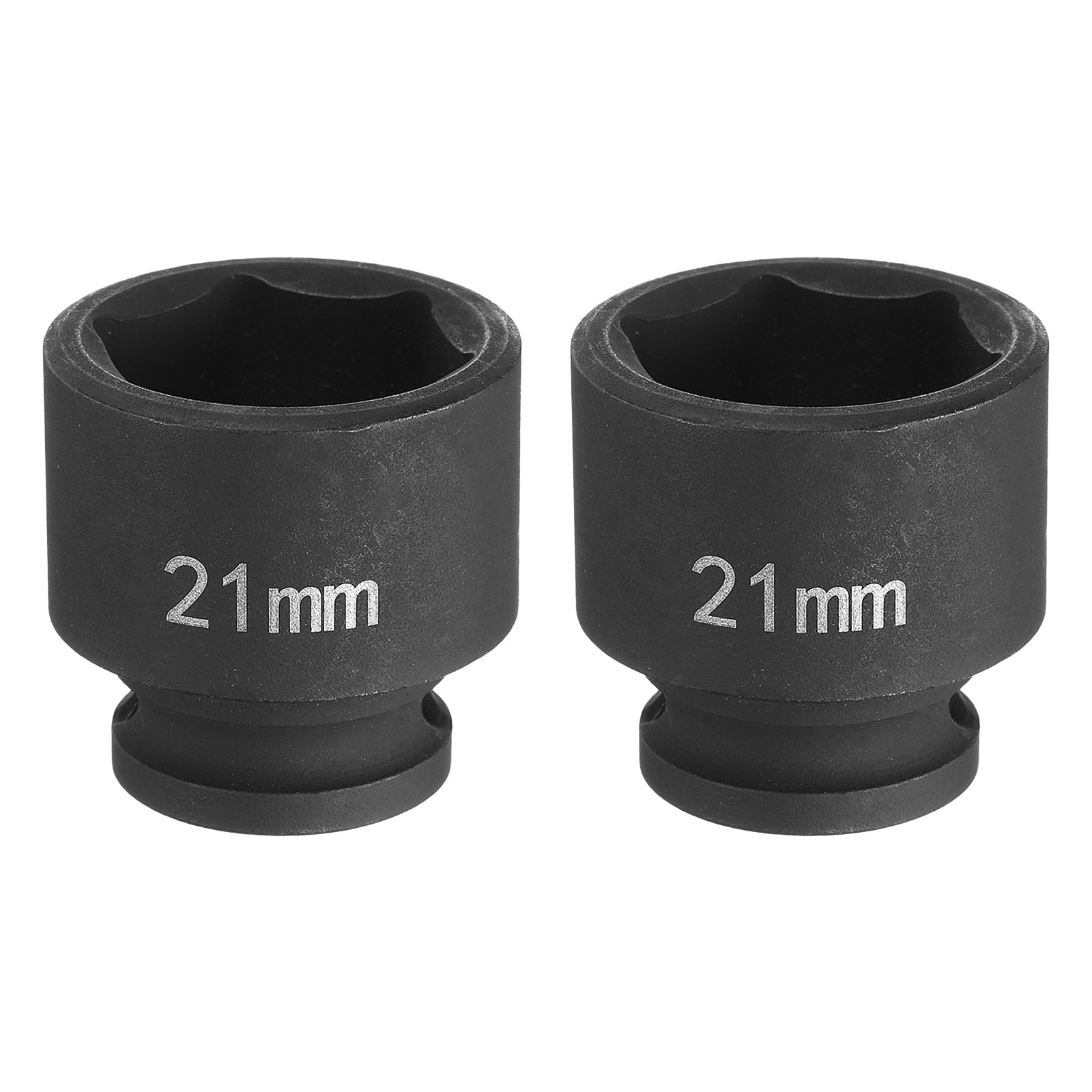 2pcs Deep Impact Socket 3/8" Square Drive by 21mm Metric 6 Point Socket ...