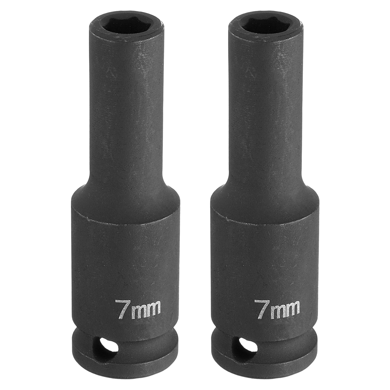 2pcs Deep Impact Socket 3/8" Square Drive by 7mm Metric 6 Point Socket ...