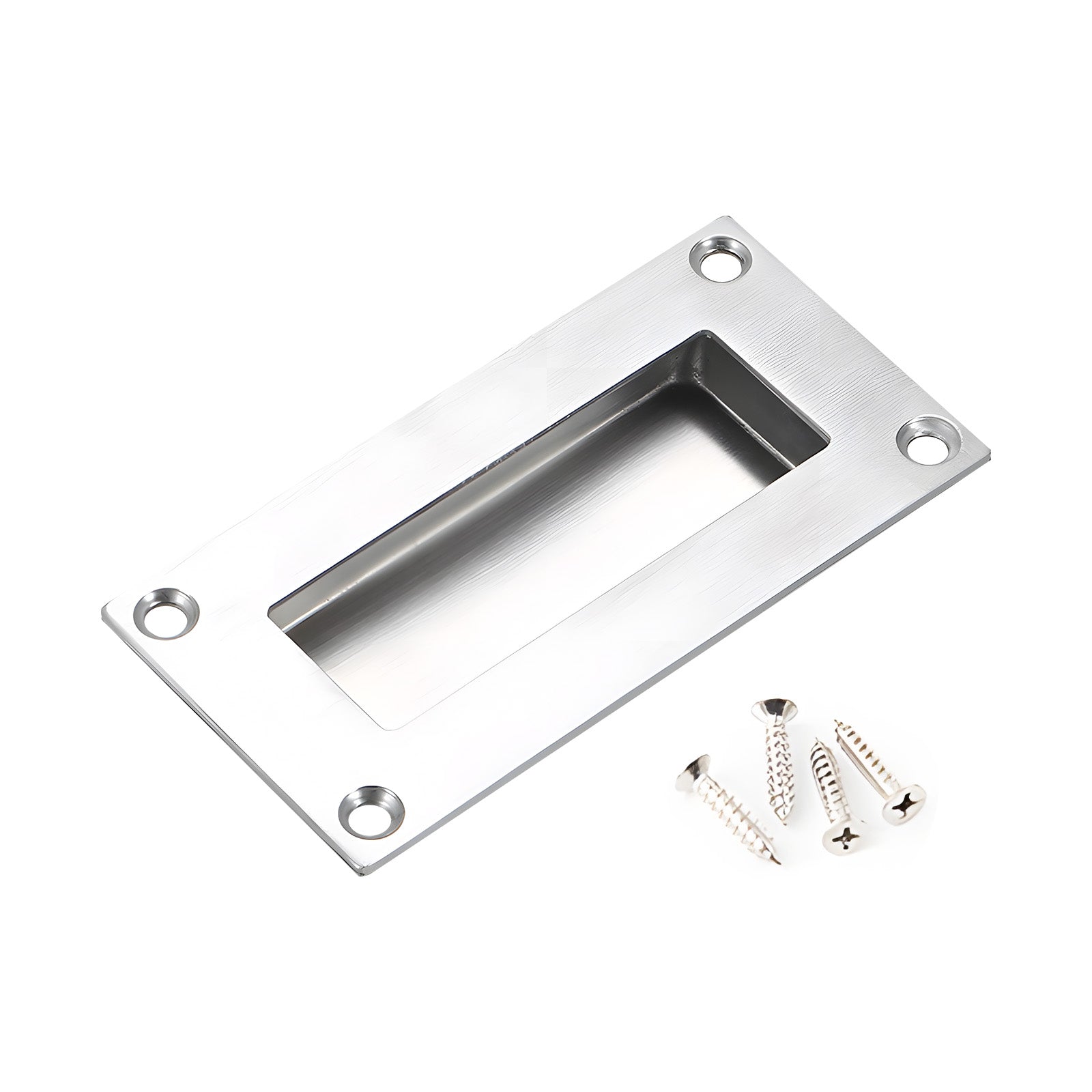 1Pcs Square Stainless Steel Hidden Recessed Pull Handle Stainless Steel ...