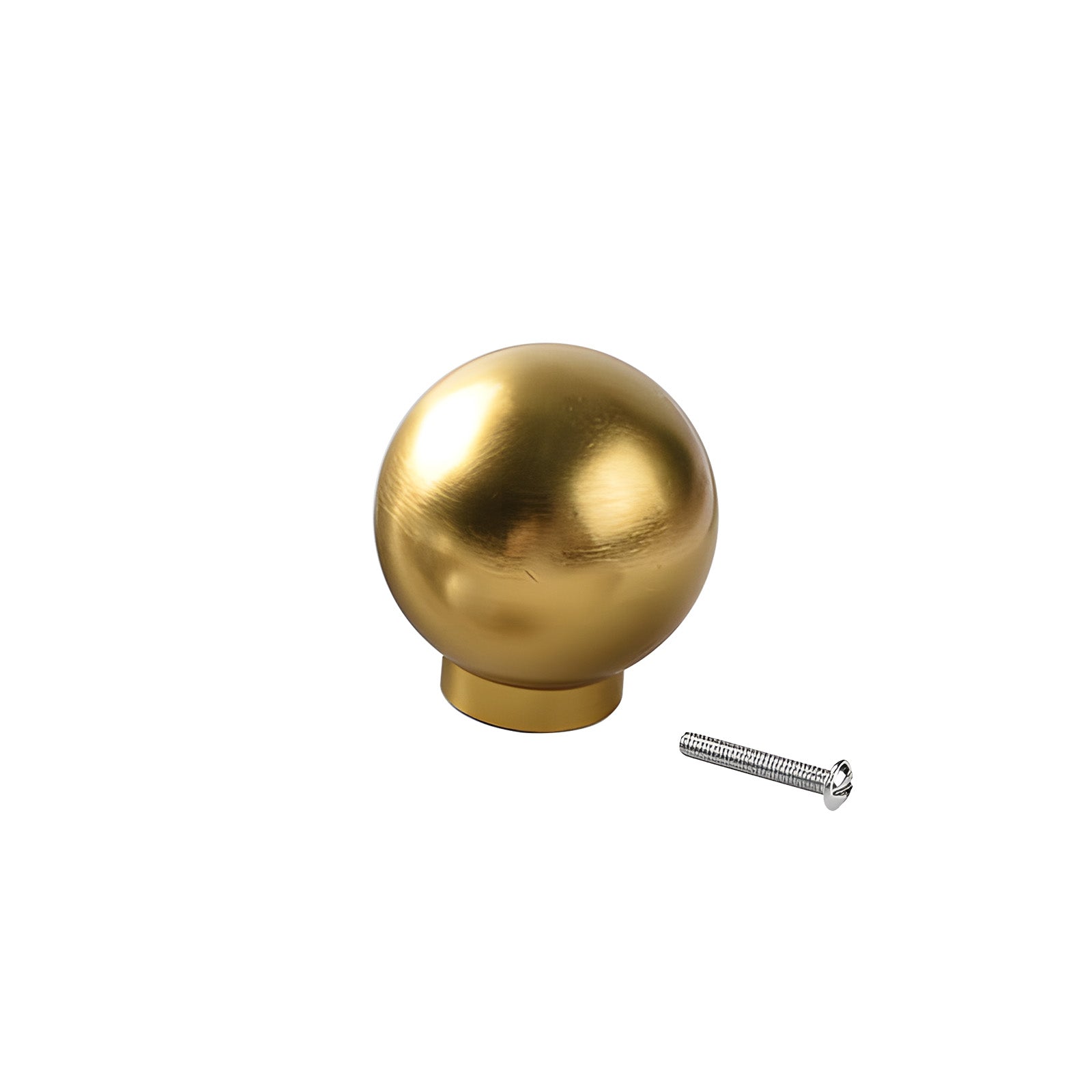 1pcs Aluminum Alloy Ball Shape Single Hole Handle with 22mm Long Screw ...