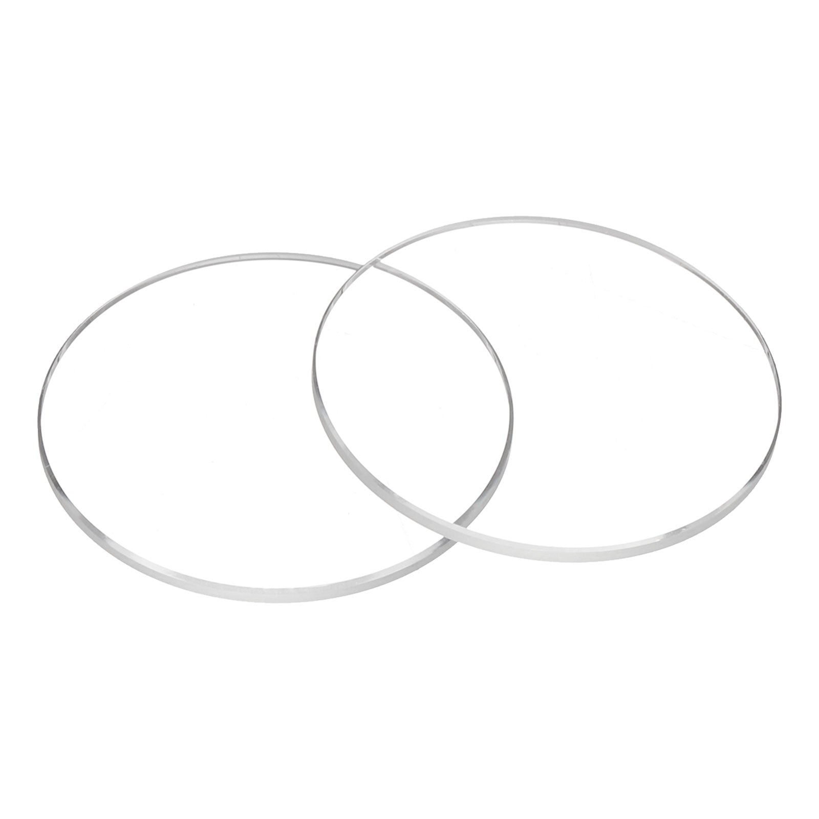 2pcs Watch Crystal Glass Lens 26mm x 1.0mm Beveled Edge Flat Glass ...