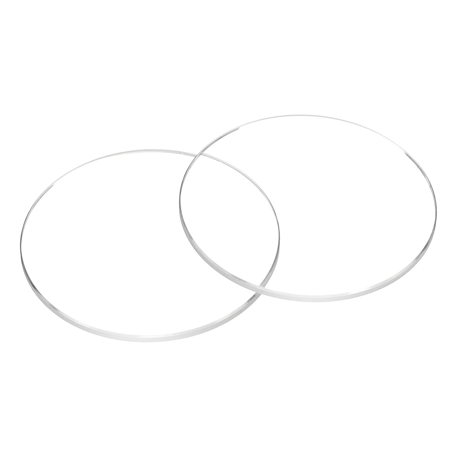 2pcs Watch Crystal Glass Lens 31.5mm x 1.0mm Beveled Edge Flat Glass ...