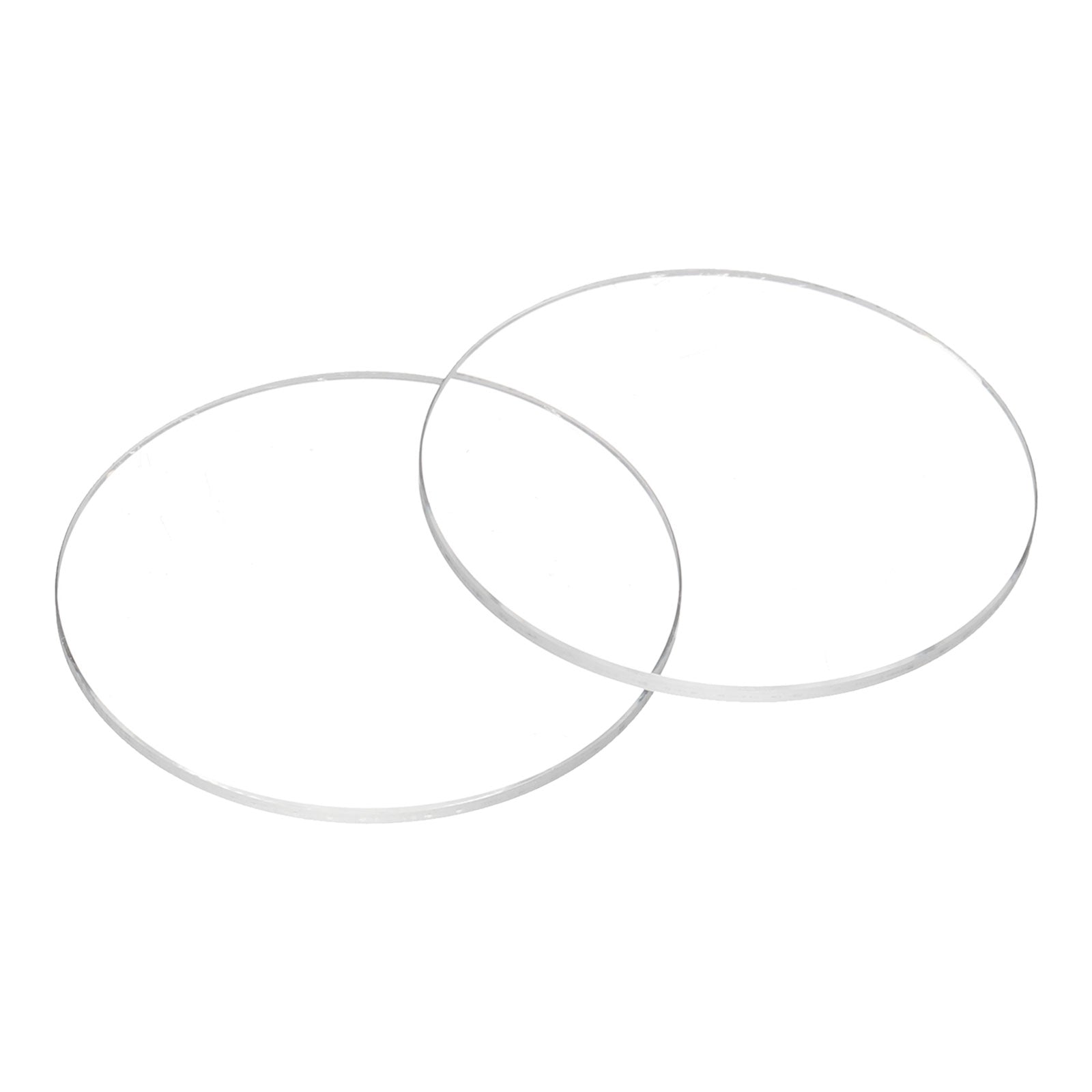 2pcs Watch Crystal Glass Lens 33mm x 1.0mm Beveled Edge Flat Glass ...