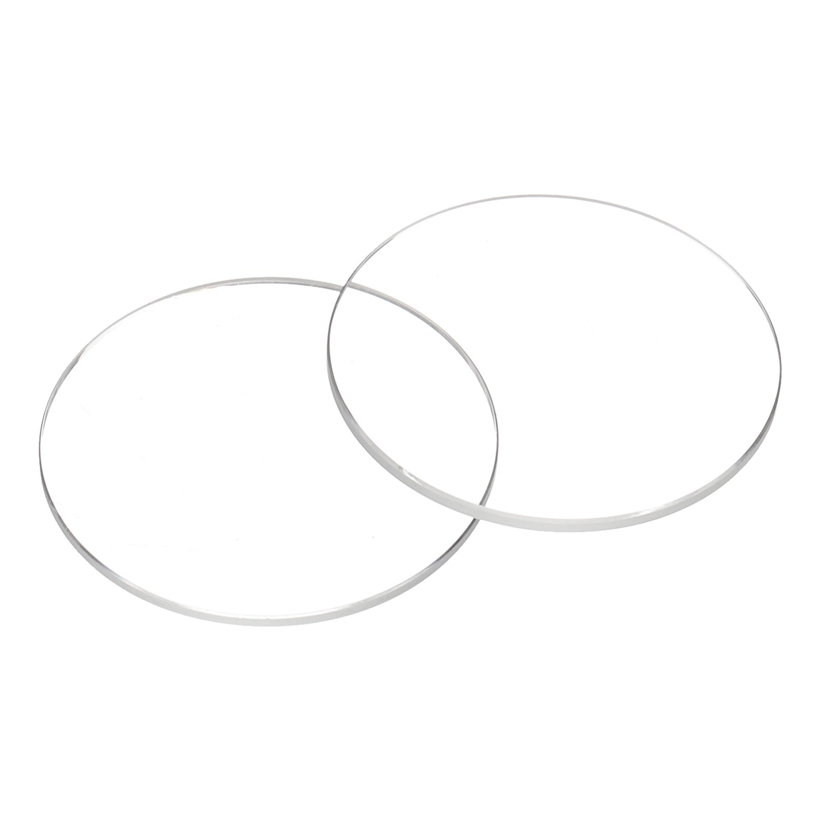 2pcs Watch Crystal Glass Lens 30mm x 1.2mm Beveled Edge Flat Glass ...