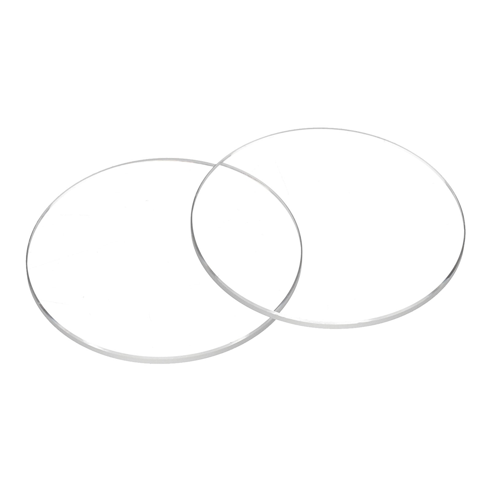 2pcs Watch Crystal Glass Lens 32.5mm x 1.2mm Beveled Edge Flat Glass ...