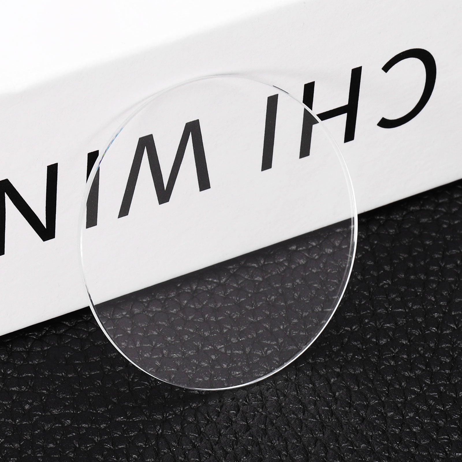 2pcs Watch Crystal Glass Lens 35.5mm x 1.2mm Beveled Edge Flat Glass ...