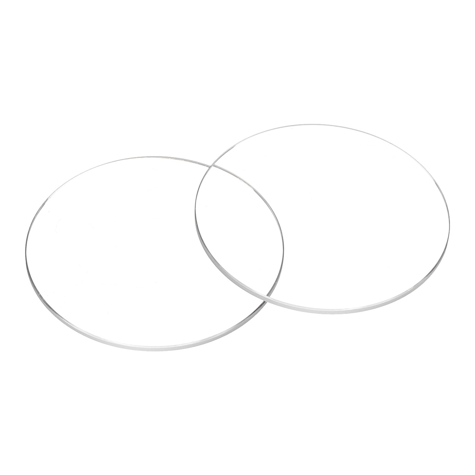 2pcs Watch Crystal Glass Lens 39mm x 1.2mm Beveled Edge Flat Glass ...