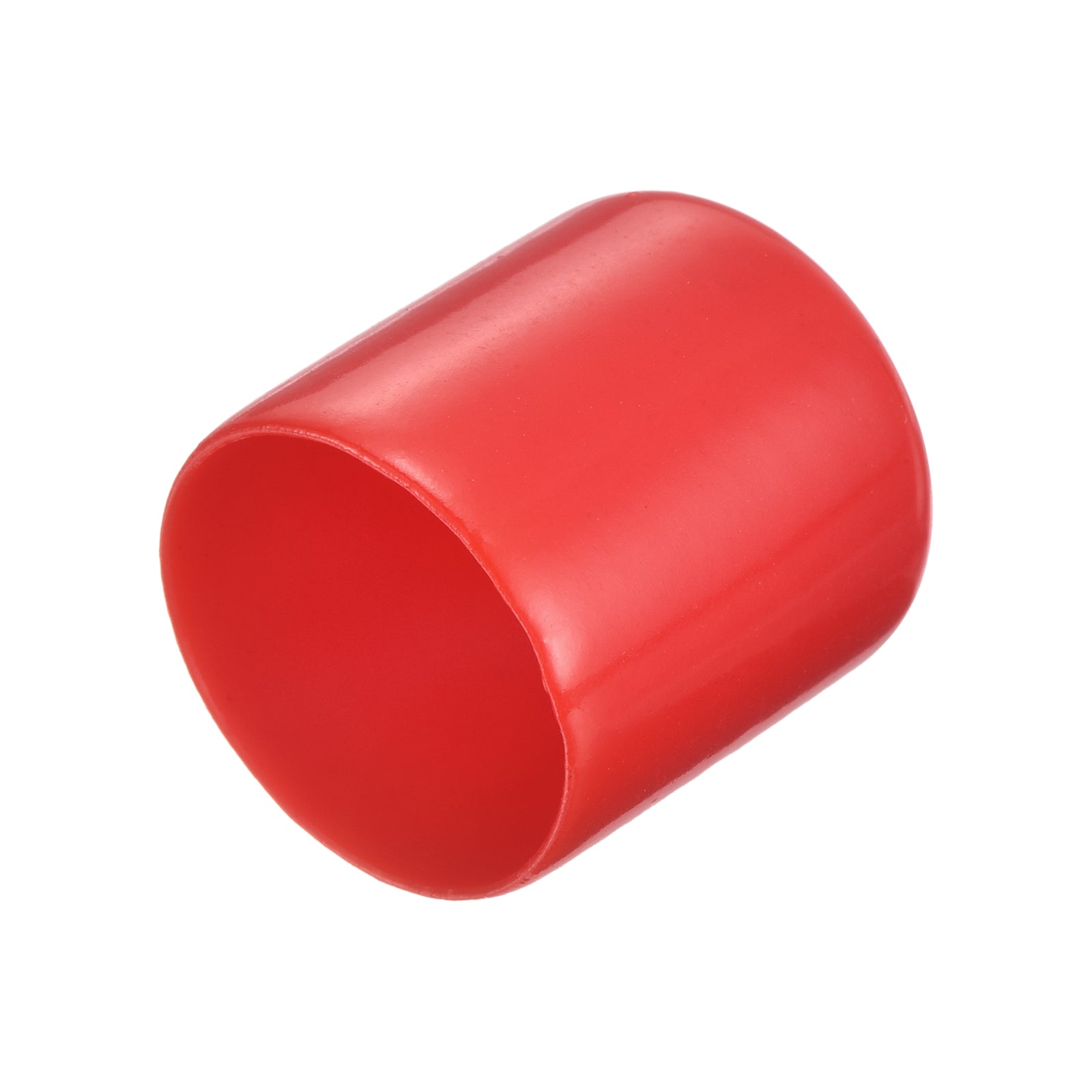 Uxcell 20pcs 21mm Round Red Vinyl End Cap Screw Thread Protector Rubber ...